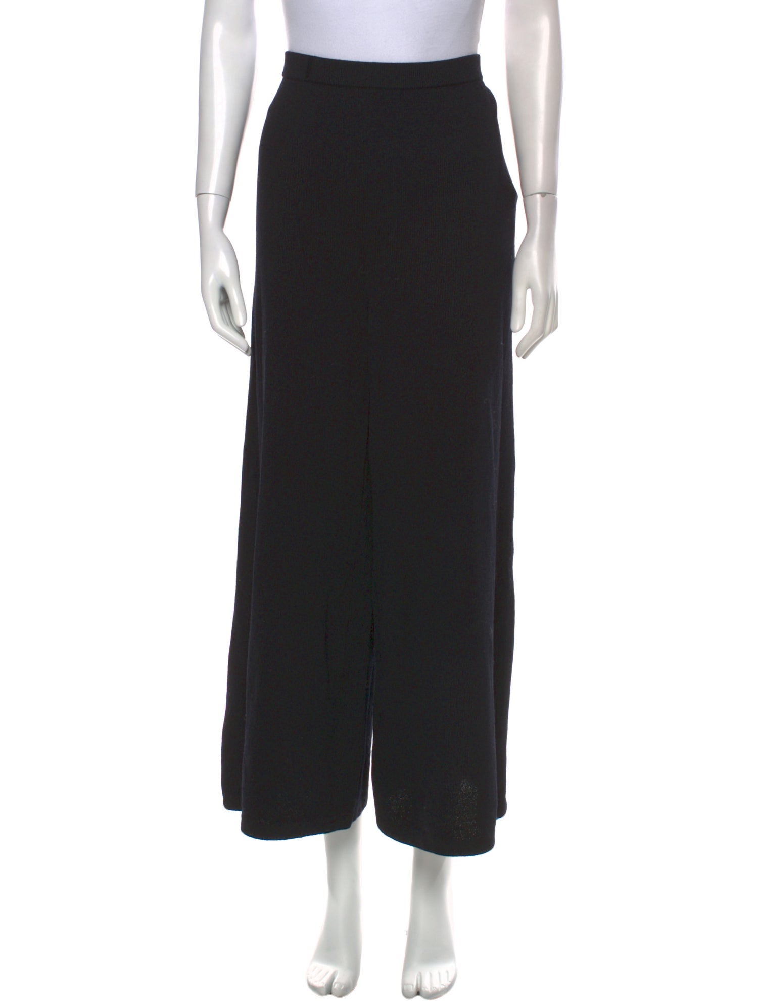 St. John Wide Leg Pants - Black, 13.25" Rise Pants, Clothing ...