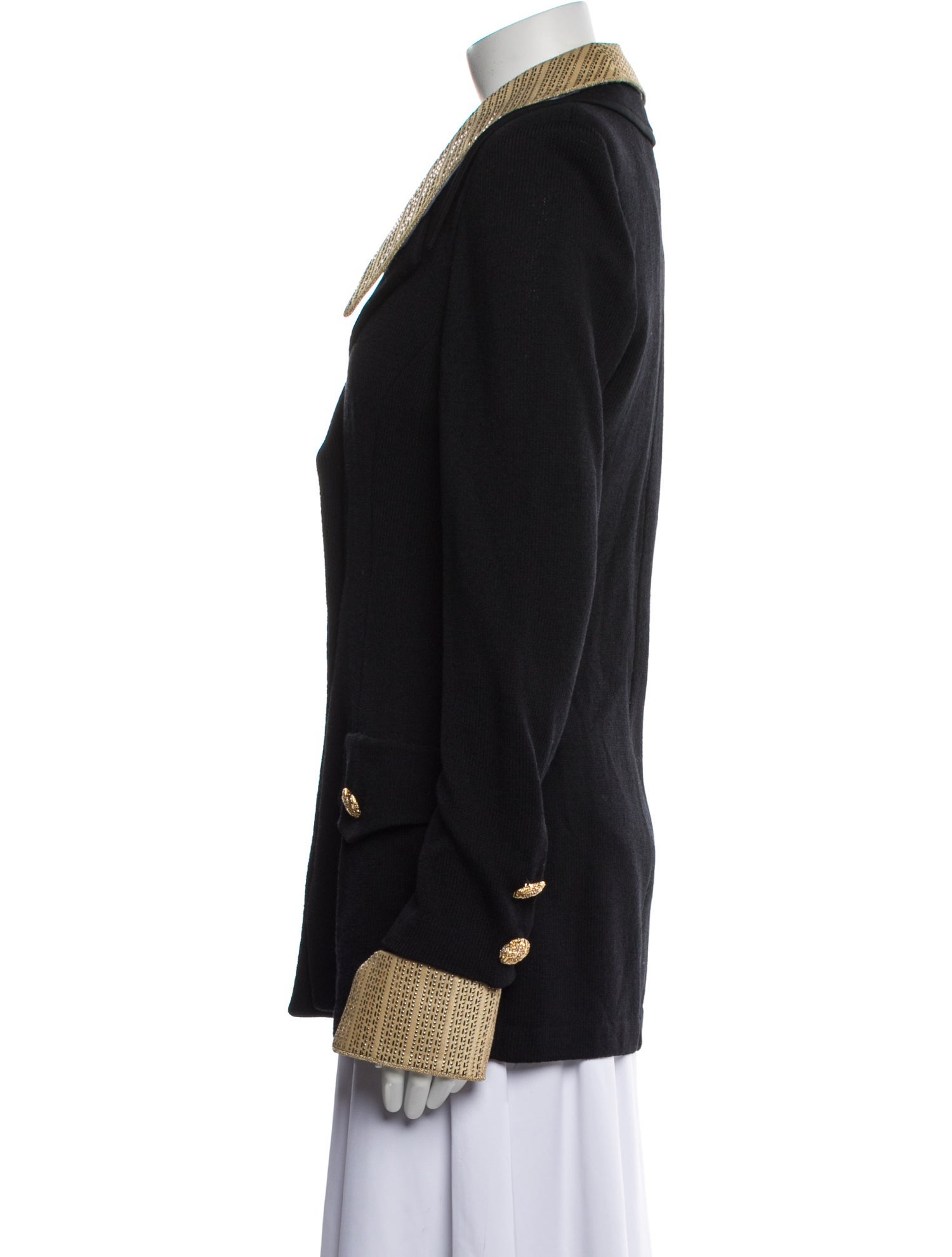 St. John Wool Jacket - Black Jackets, Clothing - STJ308961 | The RealReal