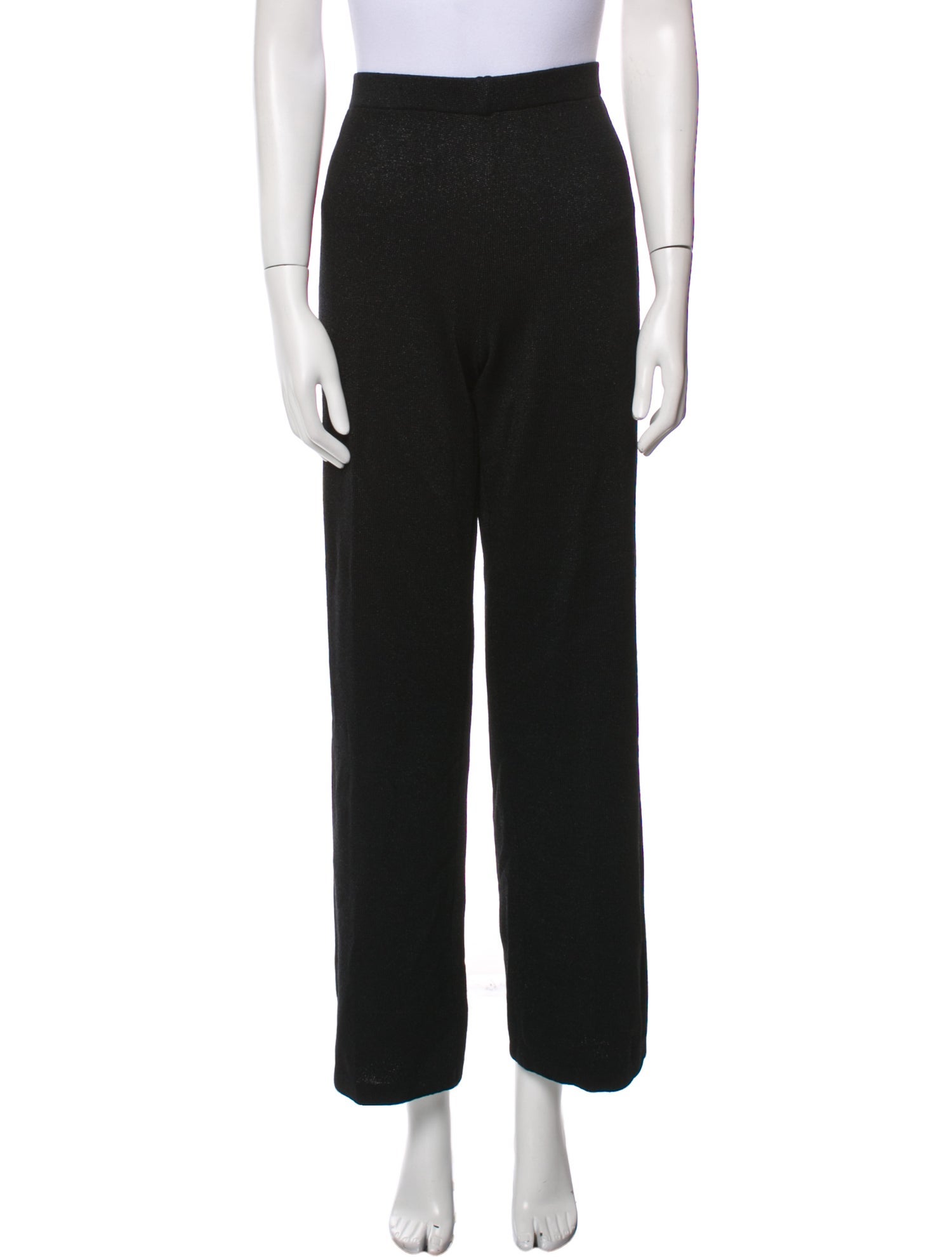 St. John Wide Leg Pants - Blue, 11" Rise Pants, Clothing - STJ313195 ...