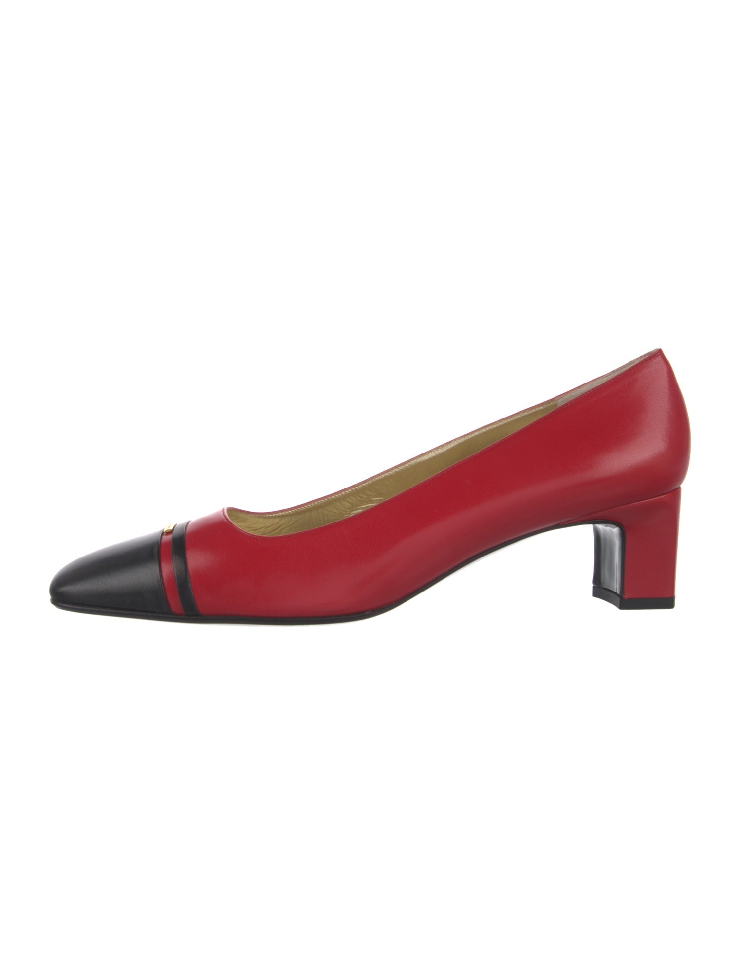 St. John Leather Pumps - Red Pumps, Shoes - STJ313463 | The RealReal