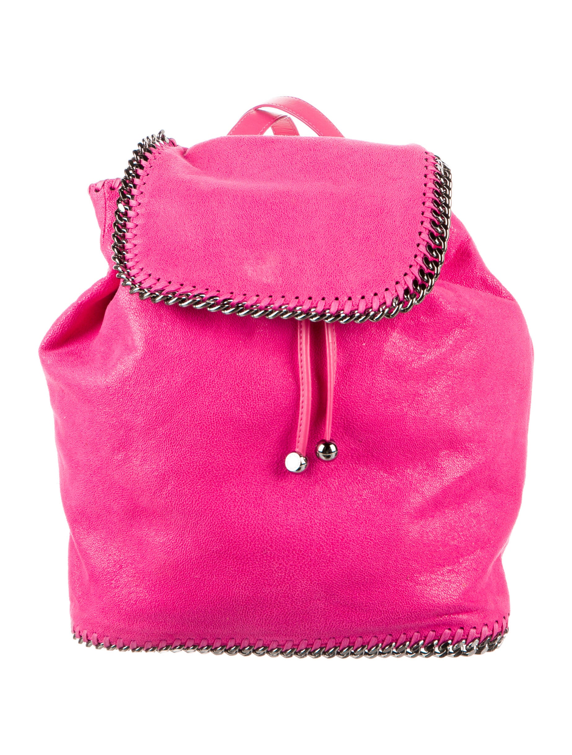 Stella McCartney Mini Quilted Falabella Backpack - Pink Backpacks ...