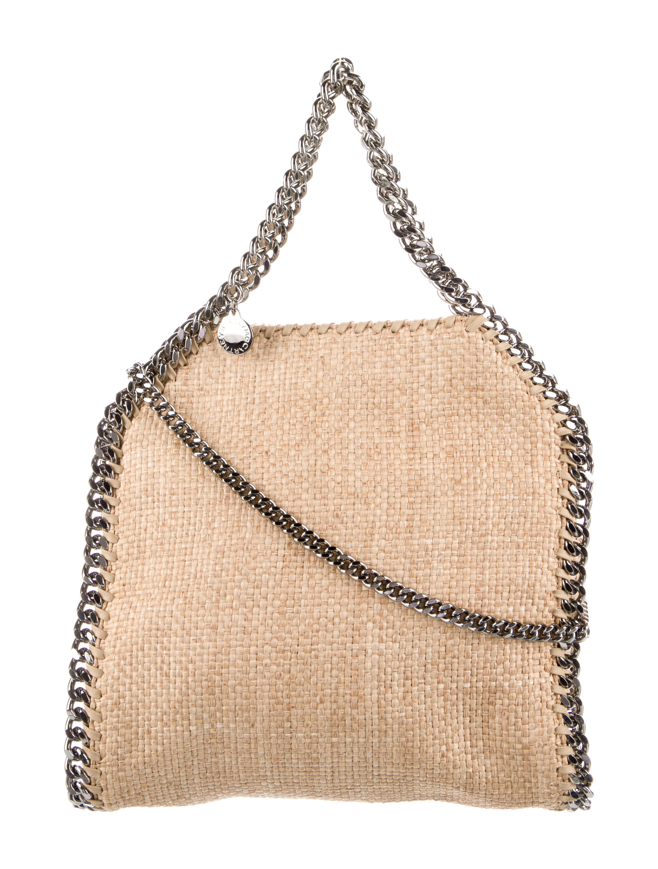 Stella McCartney Striped Falabella Tote - Blue Totes, Handbags ...