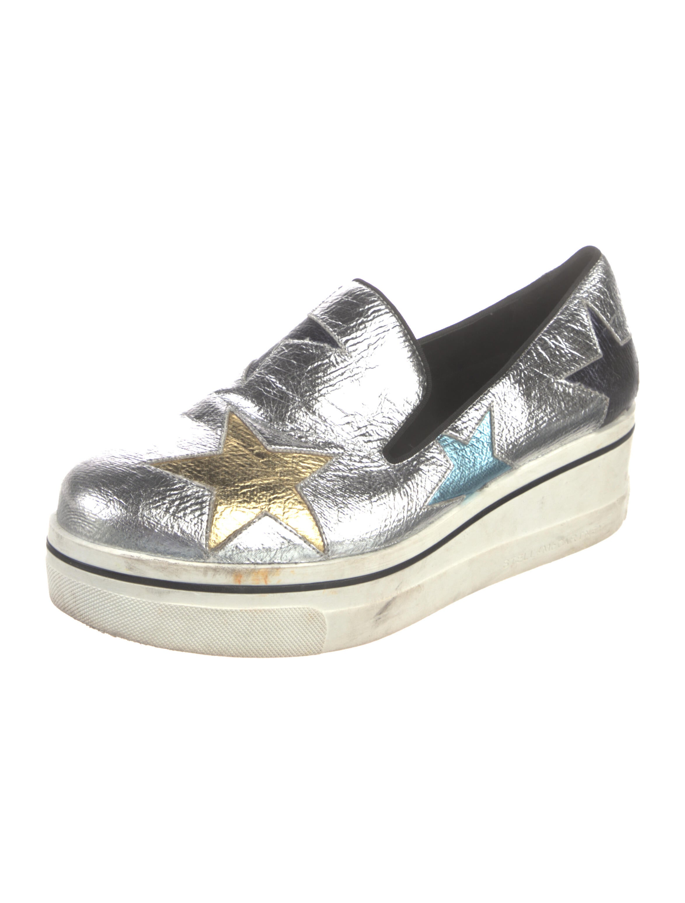 Stella McCartney Binx Platform Sneakers - Silver Sneakers, Shoes ...