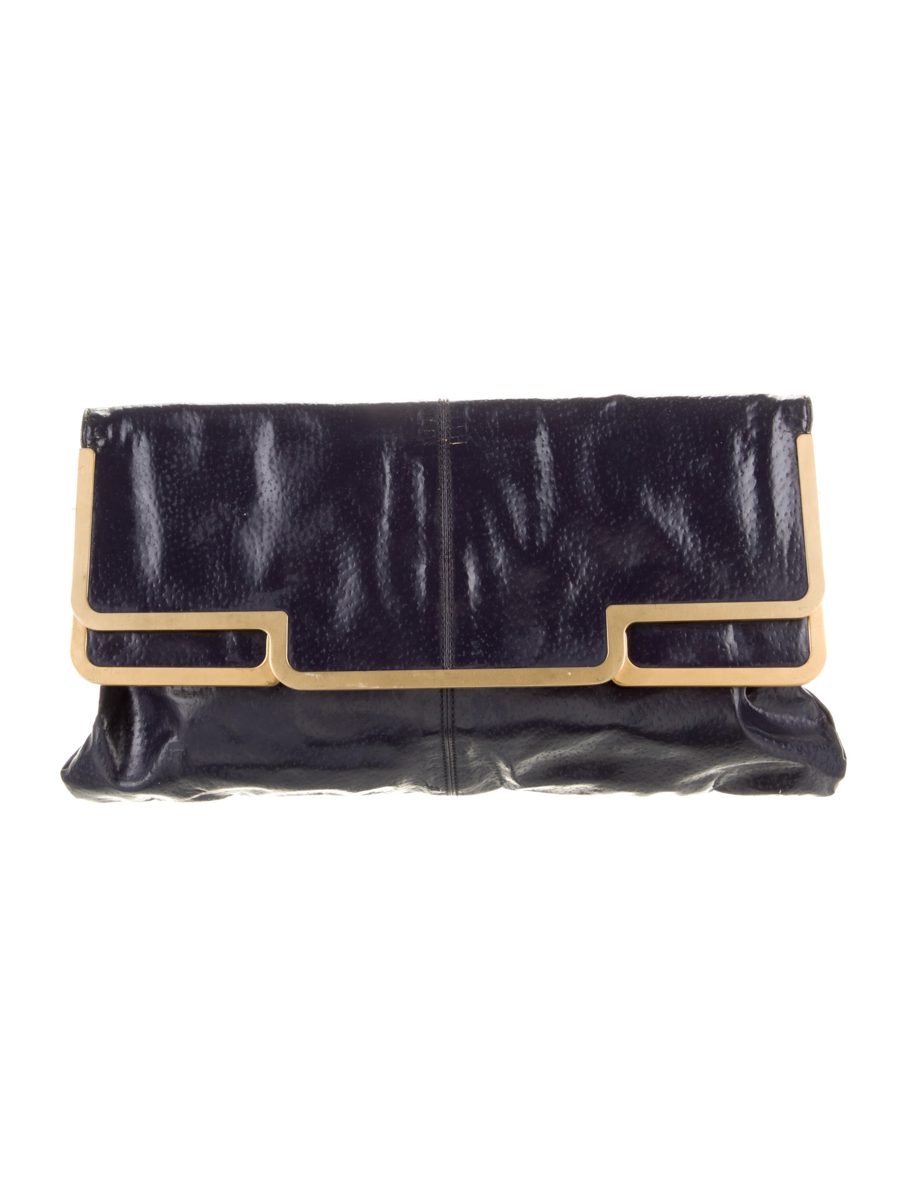 Diane von Furstenberg Lytton Snake Clutch - Brown Clutches, Handbags ...