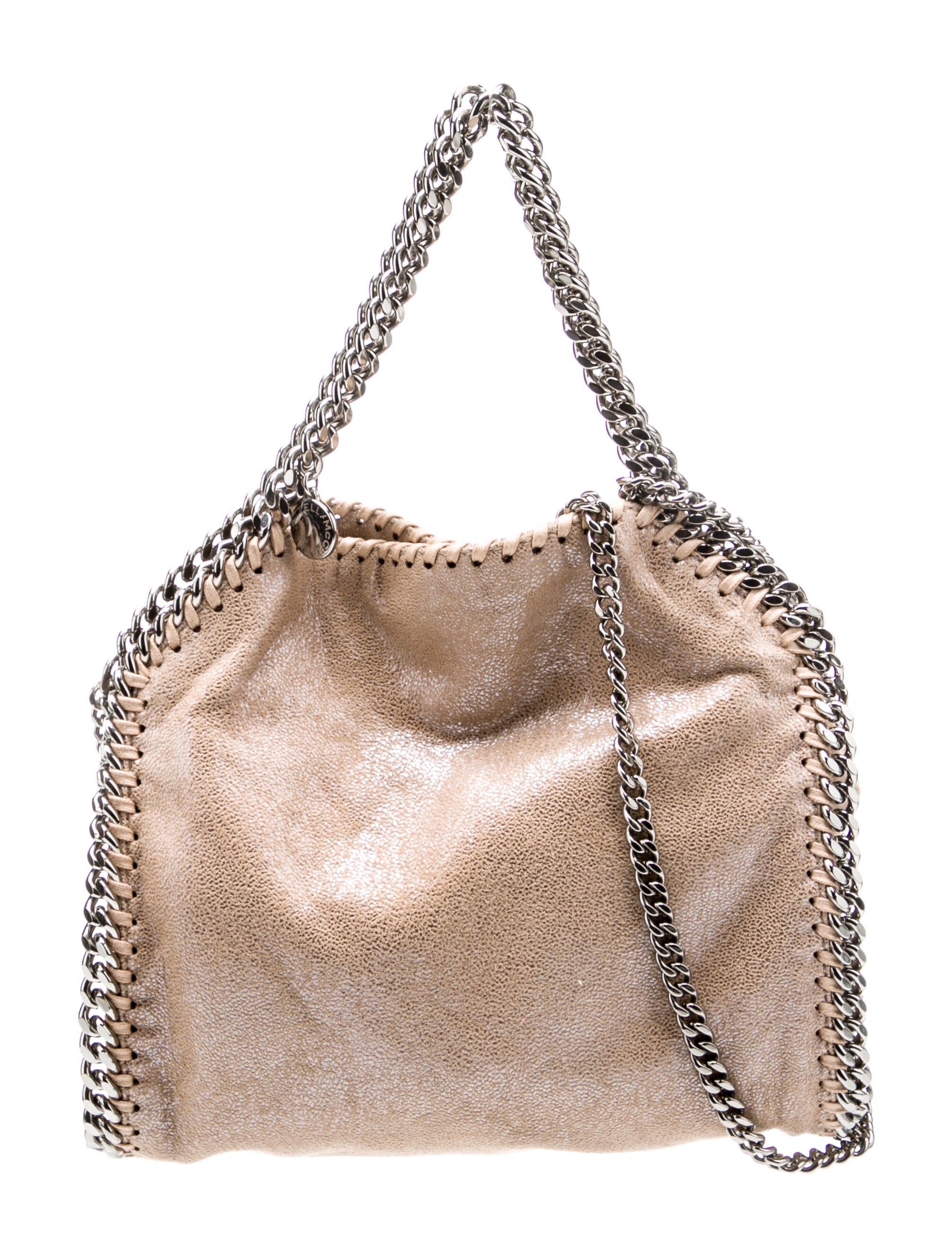 Stella McCartney Falabella Metallic Tote - Metallic Totes, Handbags ...