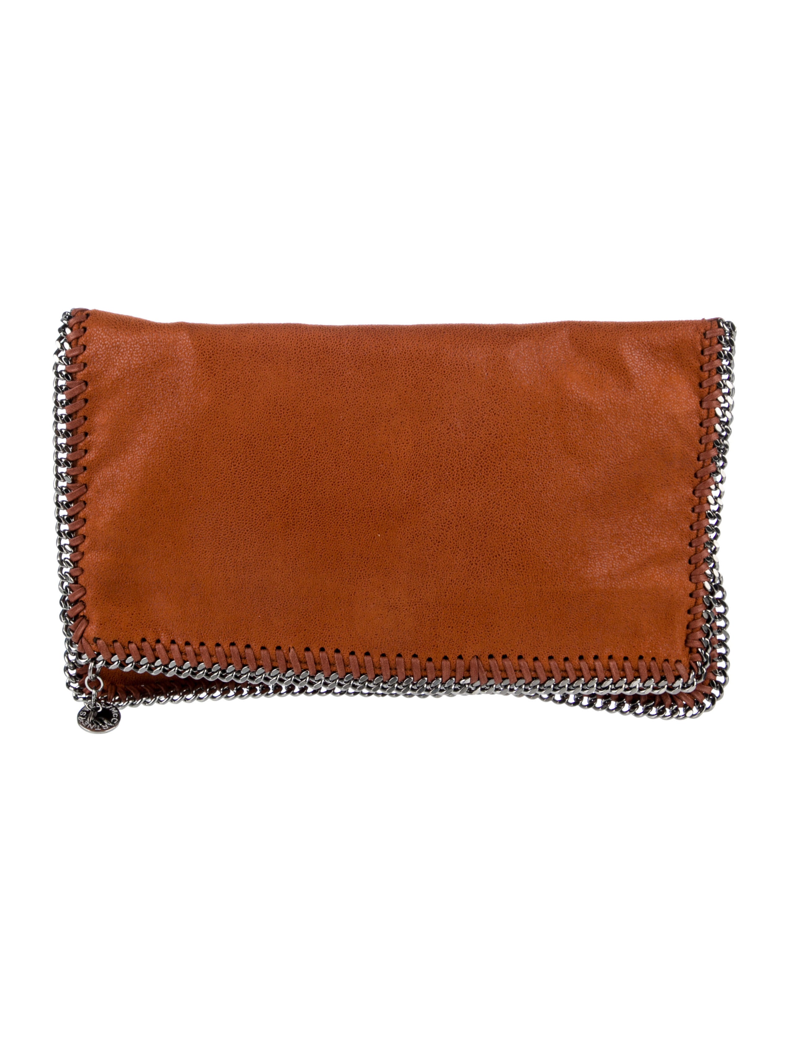 Stella McCartney Falabella Clutch - Orange Clutches, Handbags ...