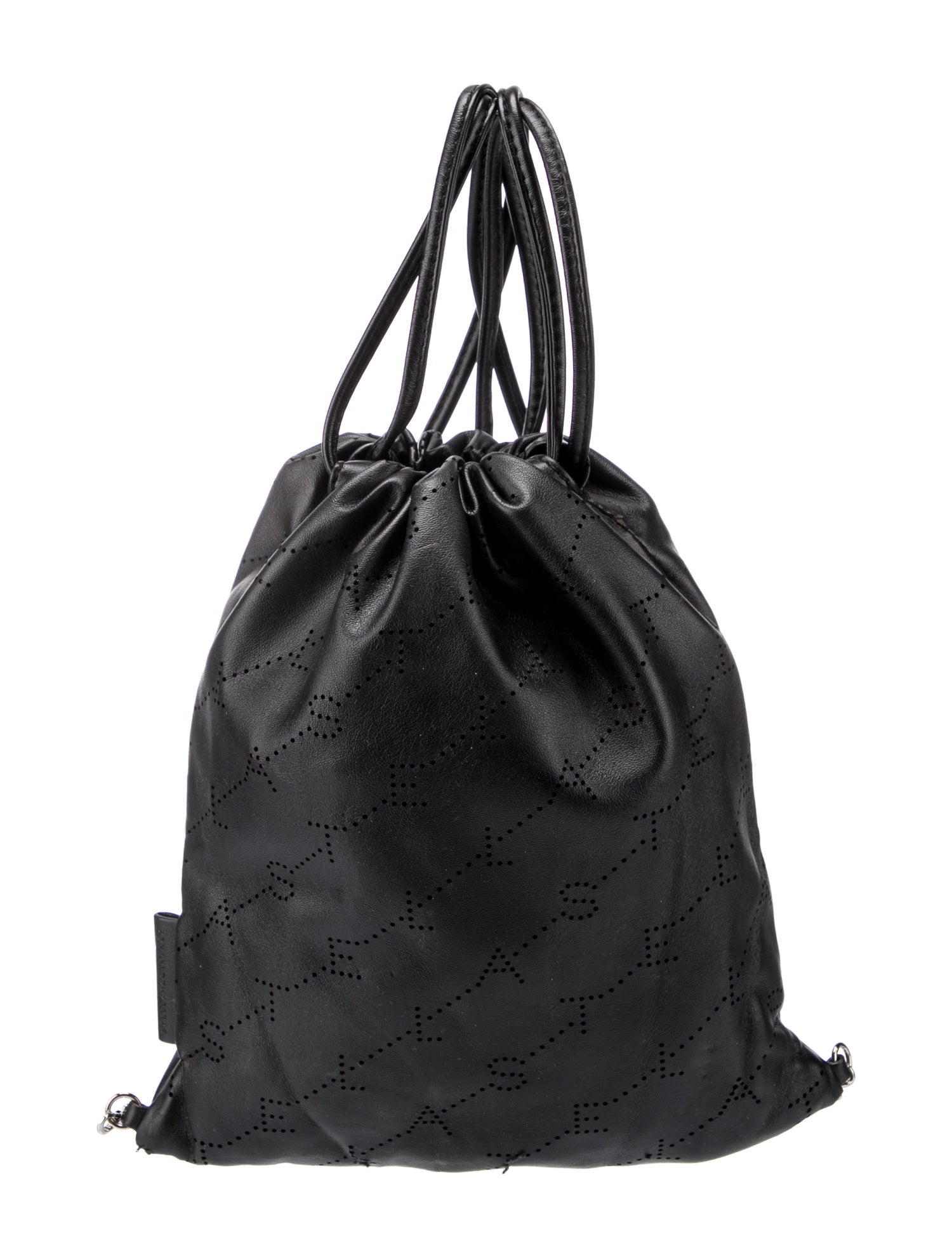 Stella McCartney Vegetarian Leather Backpack - Black Backpacks ...