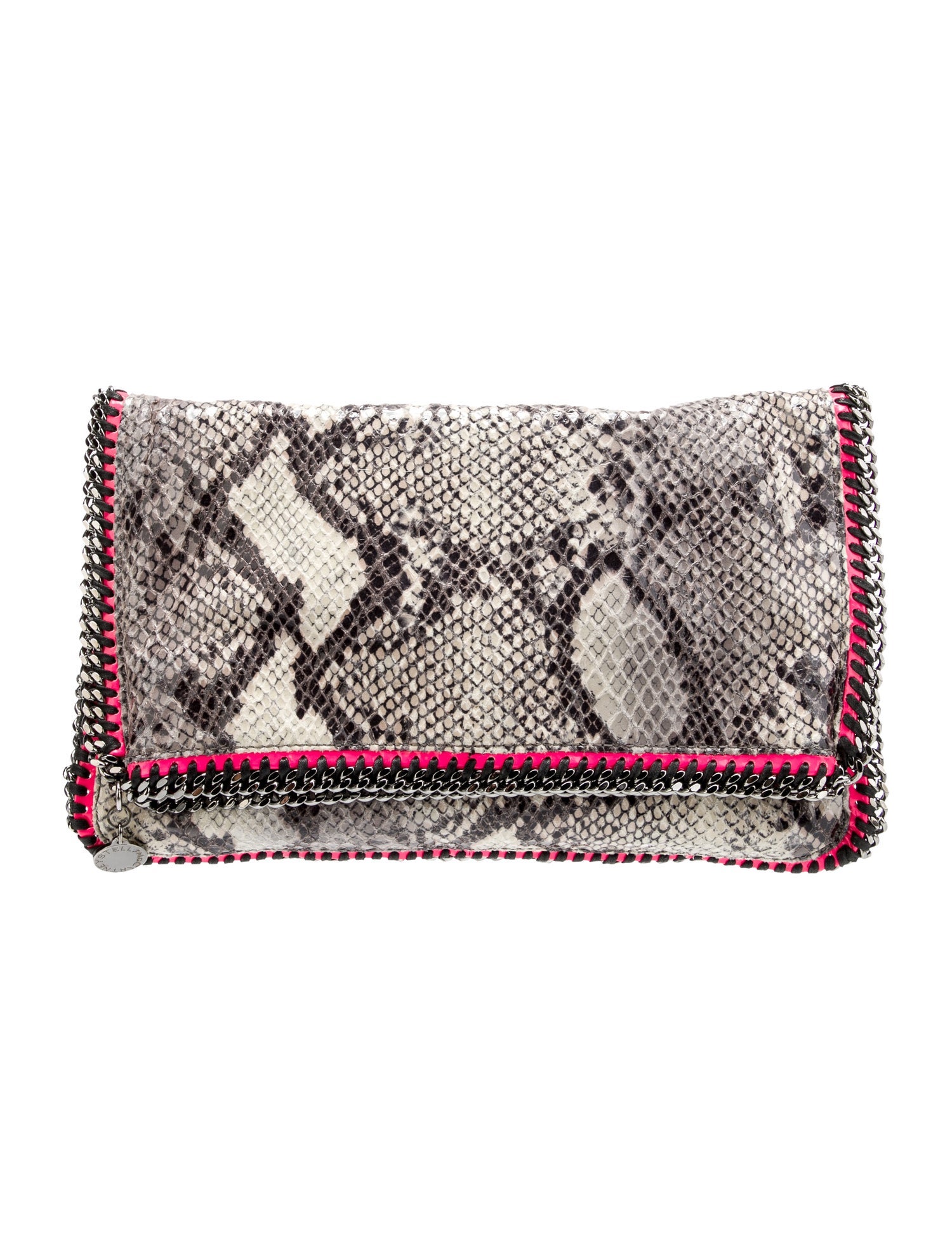 Stella McCartney Signature Clutch - Grey Clutches, Handbags - STL272814 ...