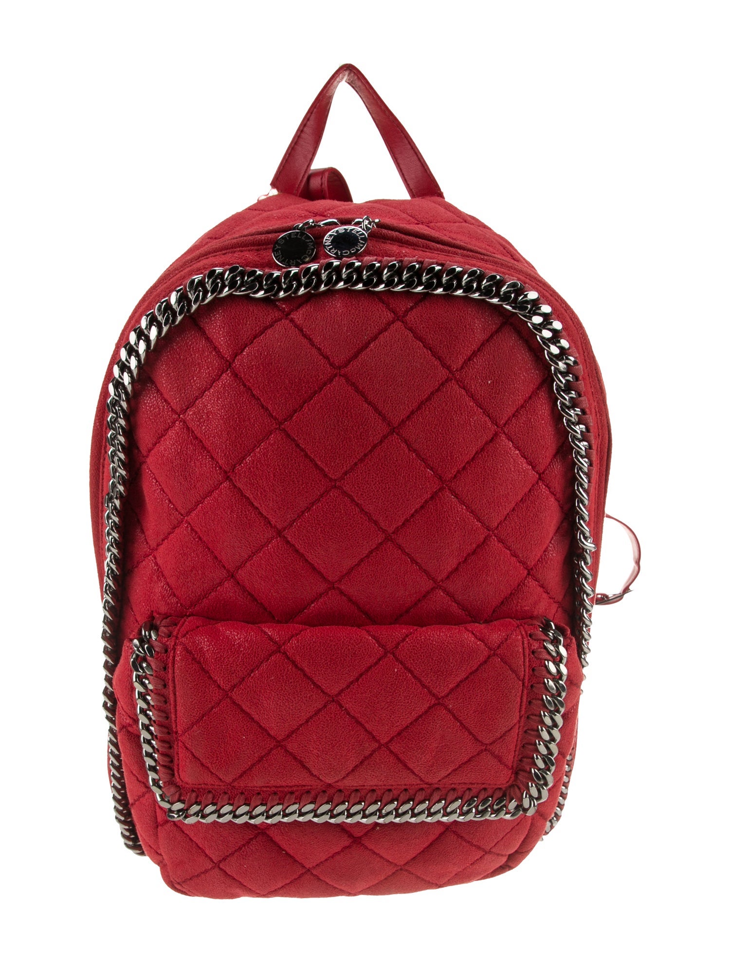 Stella McCartney Suede Backpack - Red Backpacks, Handbags - STL283463 ...
