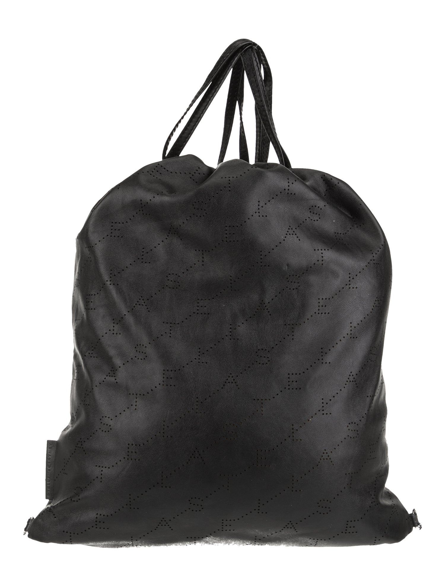Stella McCartney Leather Backpack - Black Backpacks, Handbags ...