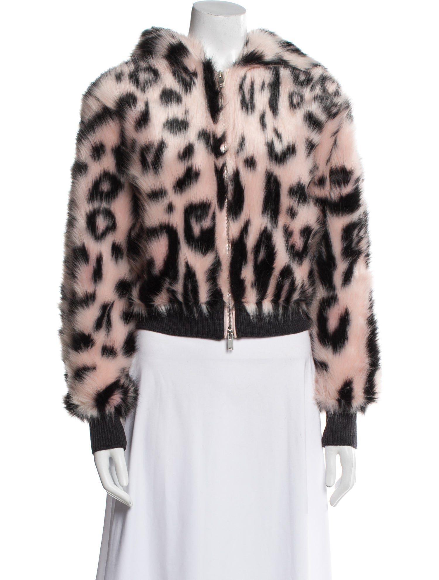 Stella McCartney Animal Print Faux Fur Jacket w/ Tags - Jackets ...