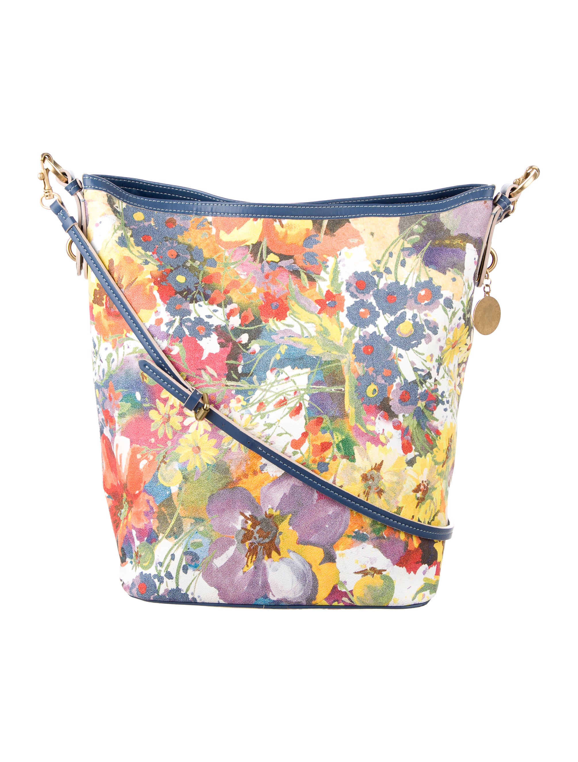Stella McCartney Floral Print Vegan Leather Crossbody Bag - Handbags ...