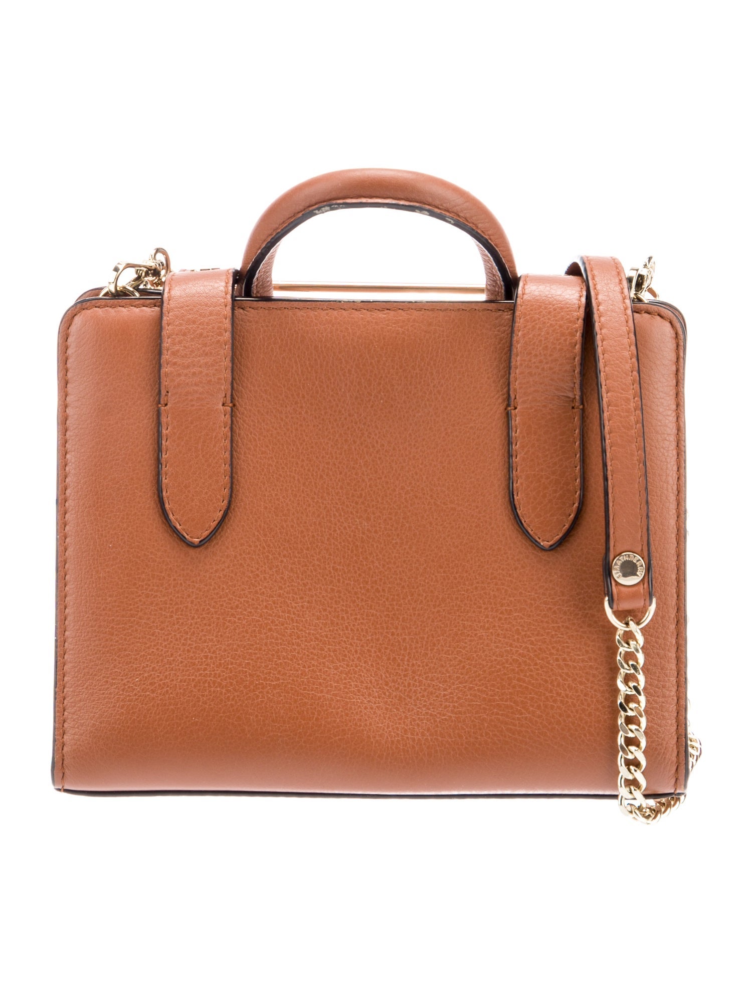 Coach Leather Suede-Trimmed Handle Bag - Brown Handle Bags, Handbags ...