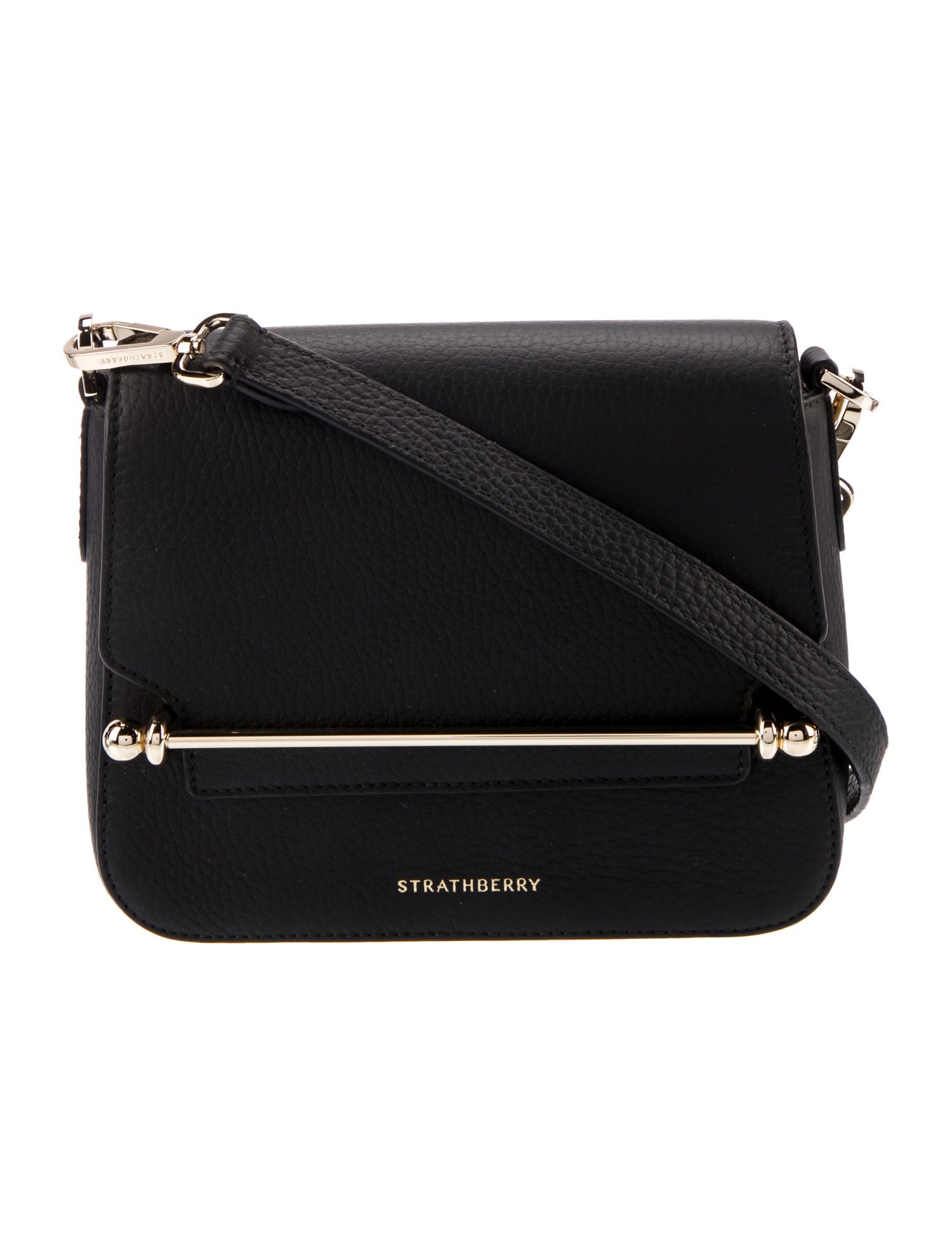 Strathberry Leather Shoulder Bag w/ Tags - Black Shoulder Bags ...