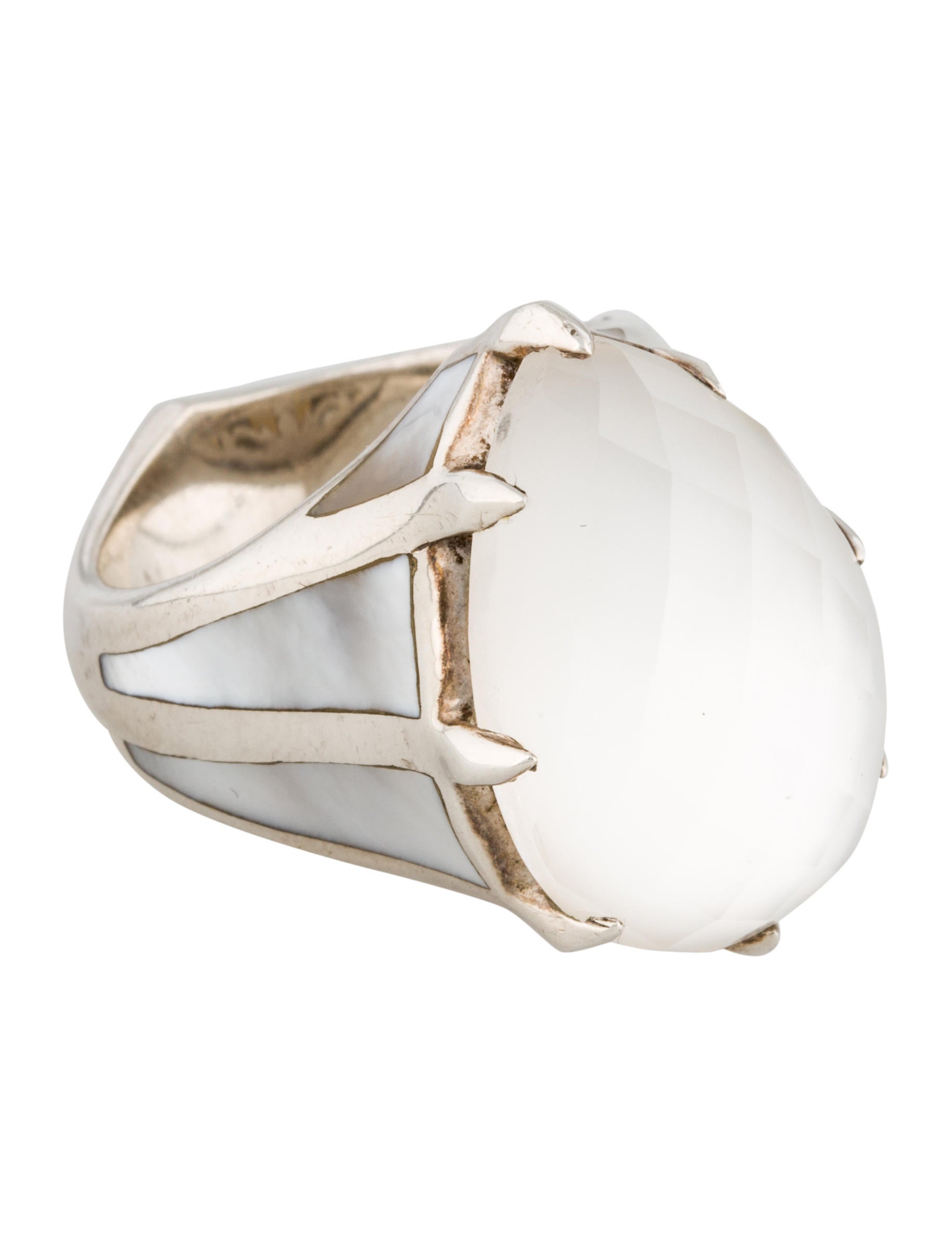 Stephen Webster Quartz & Mother of Pearl Haze Ring - Rings - STW20794 ...