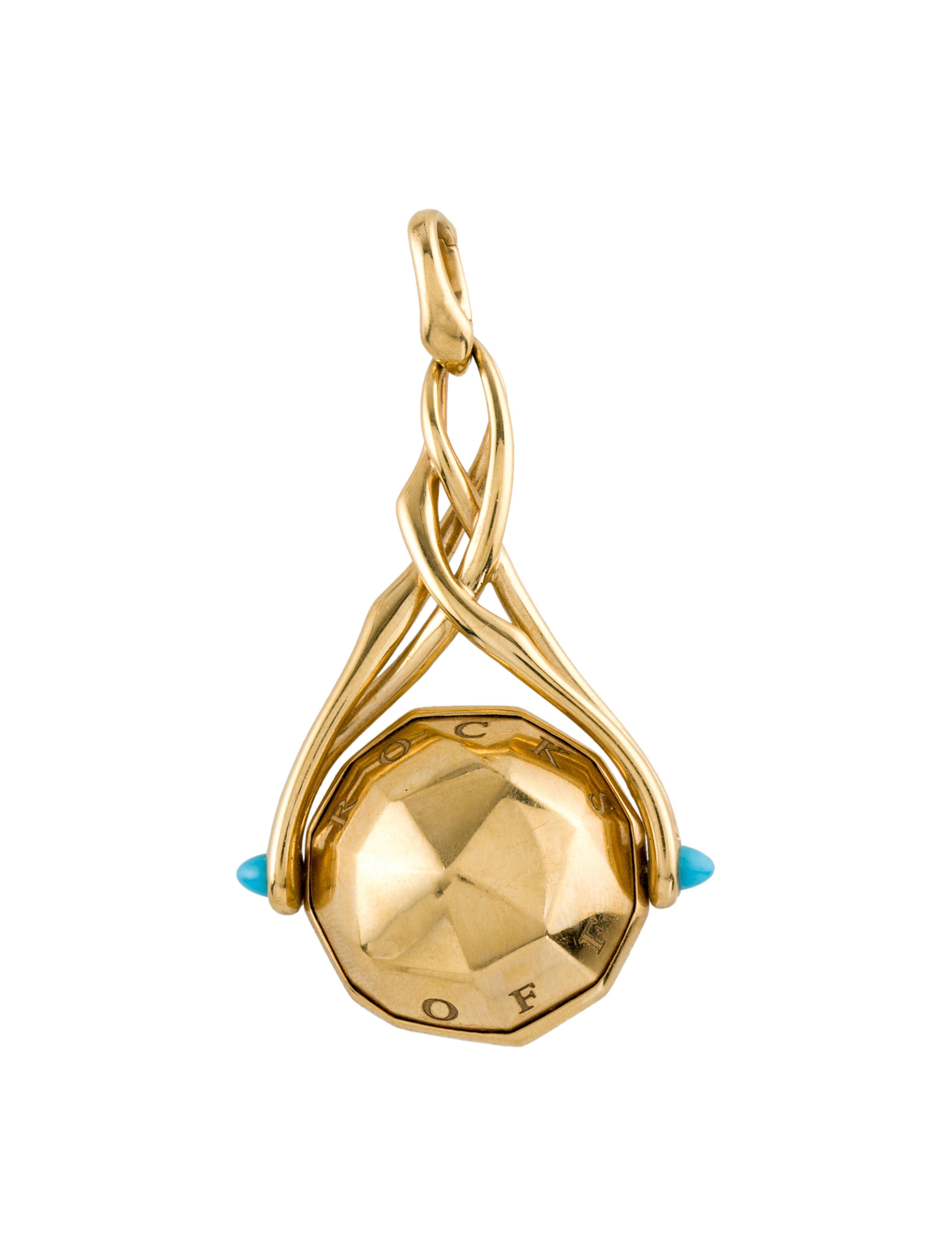 Stephen Webster 18K Quartz Doublet & Turquoise Rocks Off Pendant - 18K ...