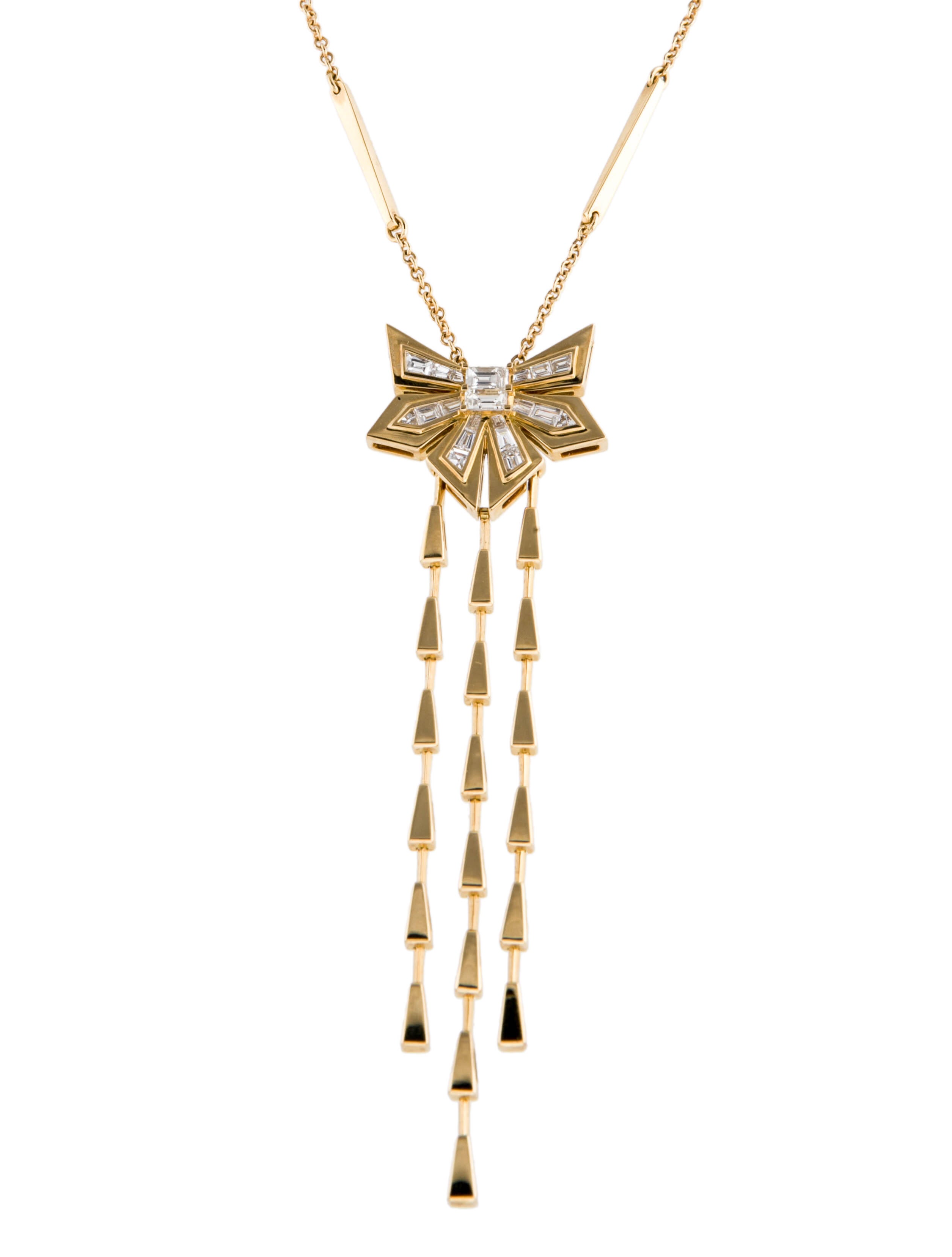 Stephen Webster 18K Diamond Dynamite Cascade Necklace - 18K Yellow Gold ...