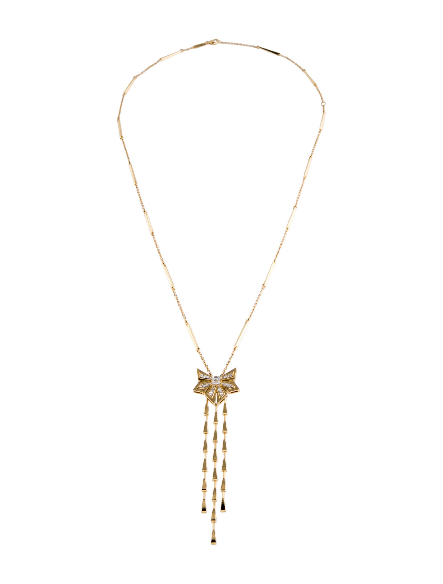 Stephen Webster 18K Diamond Dynamite Cascade Necklace - 18K Yellow Gold ...