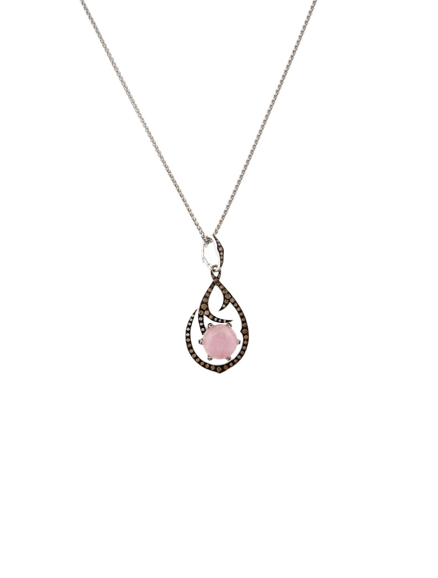 Stephen Webster 18K Mother of Pearl Doublet & Diamond Thorn Pendant ...