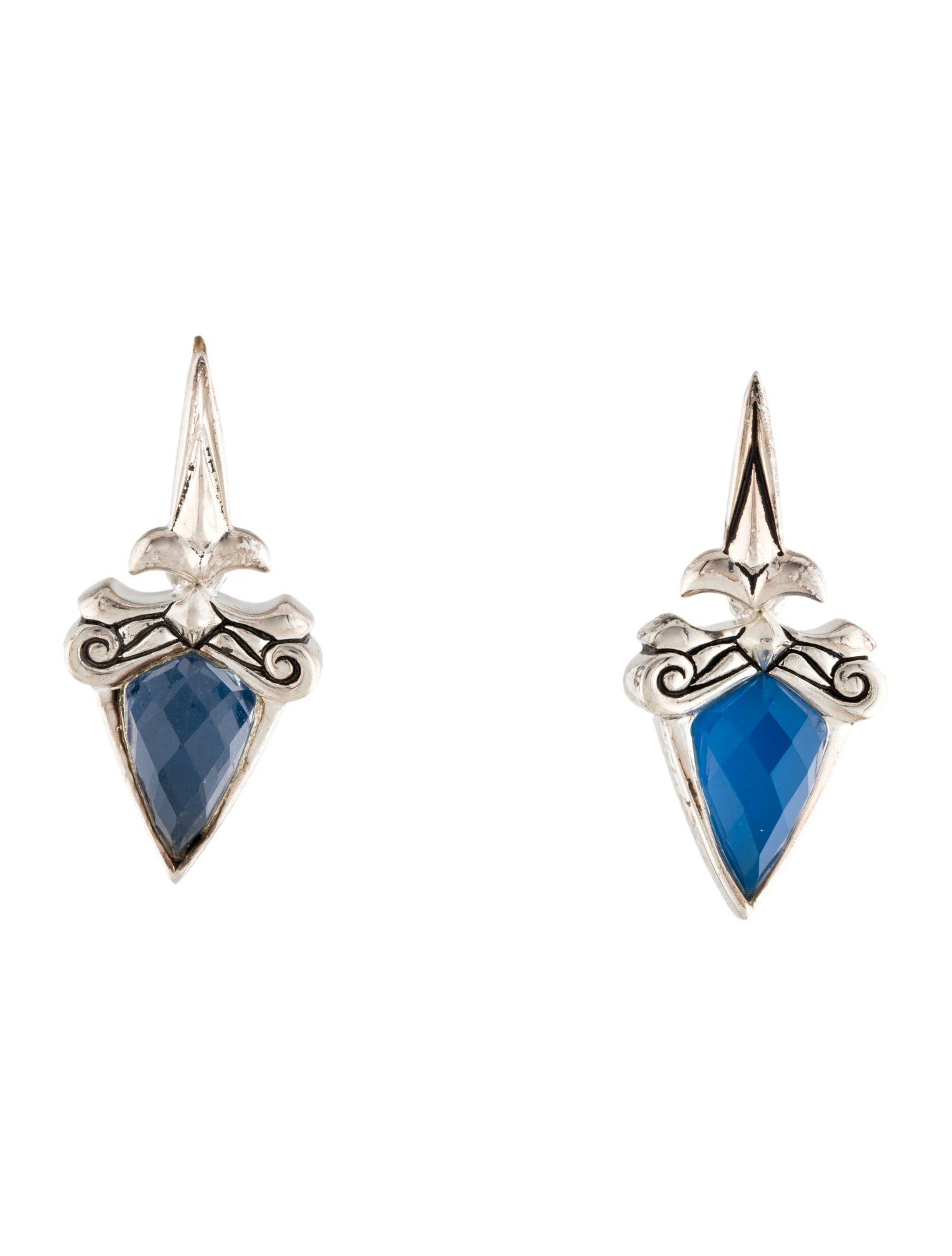 Stephen Webster Quartz Doublet Superstud Spike Drop Earrings - 14K ...