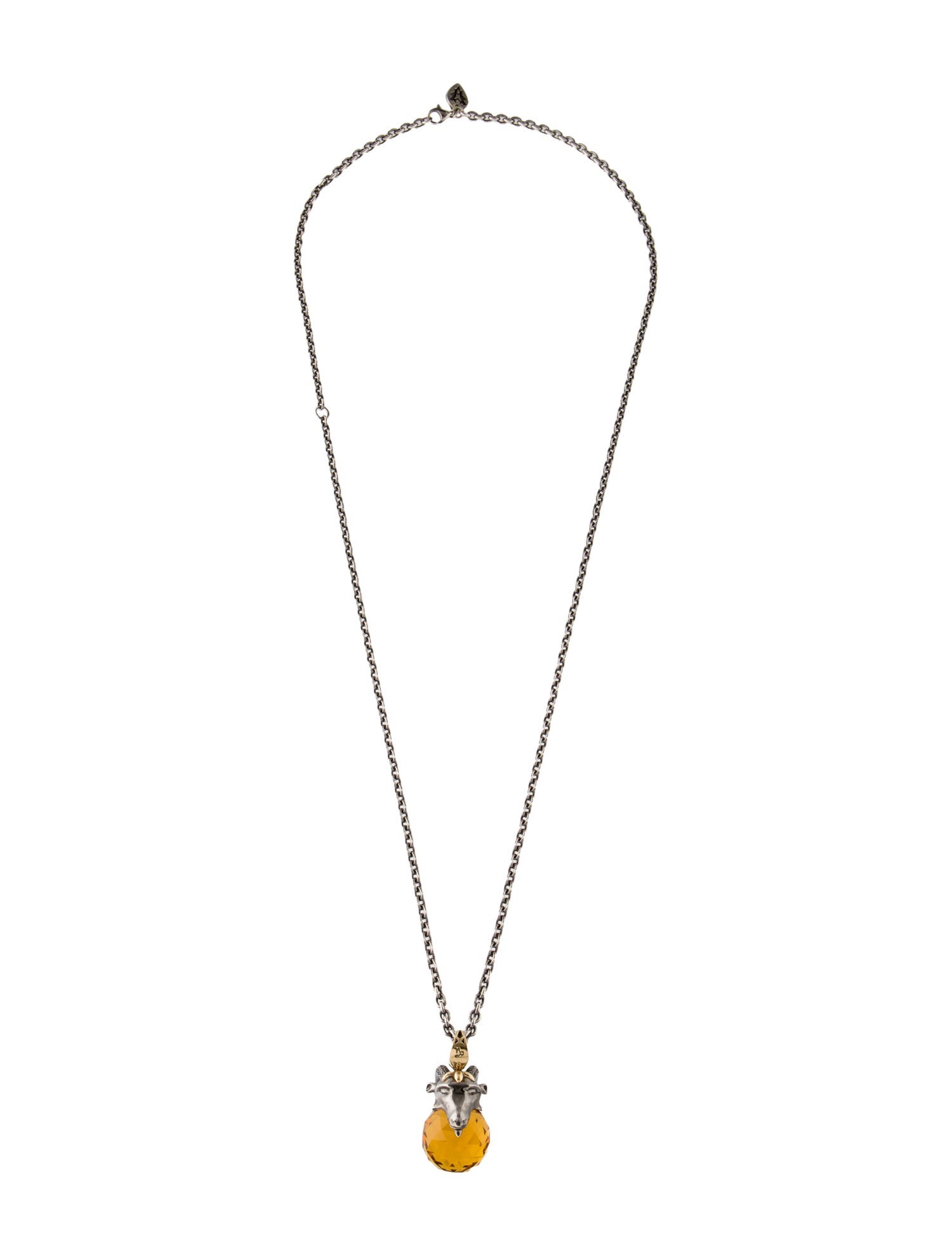 Stephen Webster Capricorn Astro Ball Pendant Necklace - Black, 14K ...