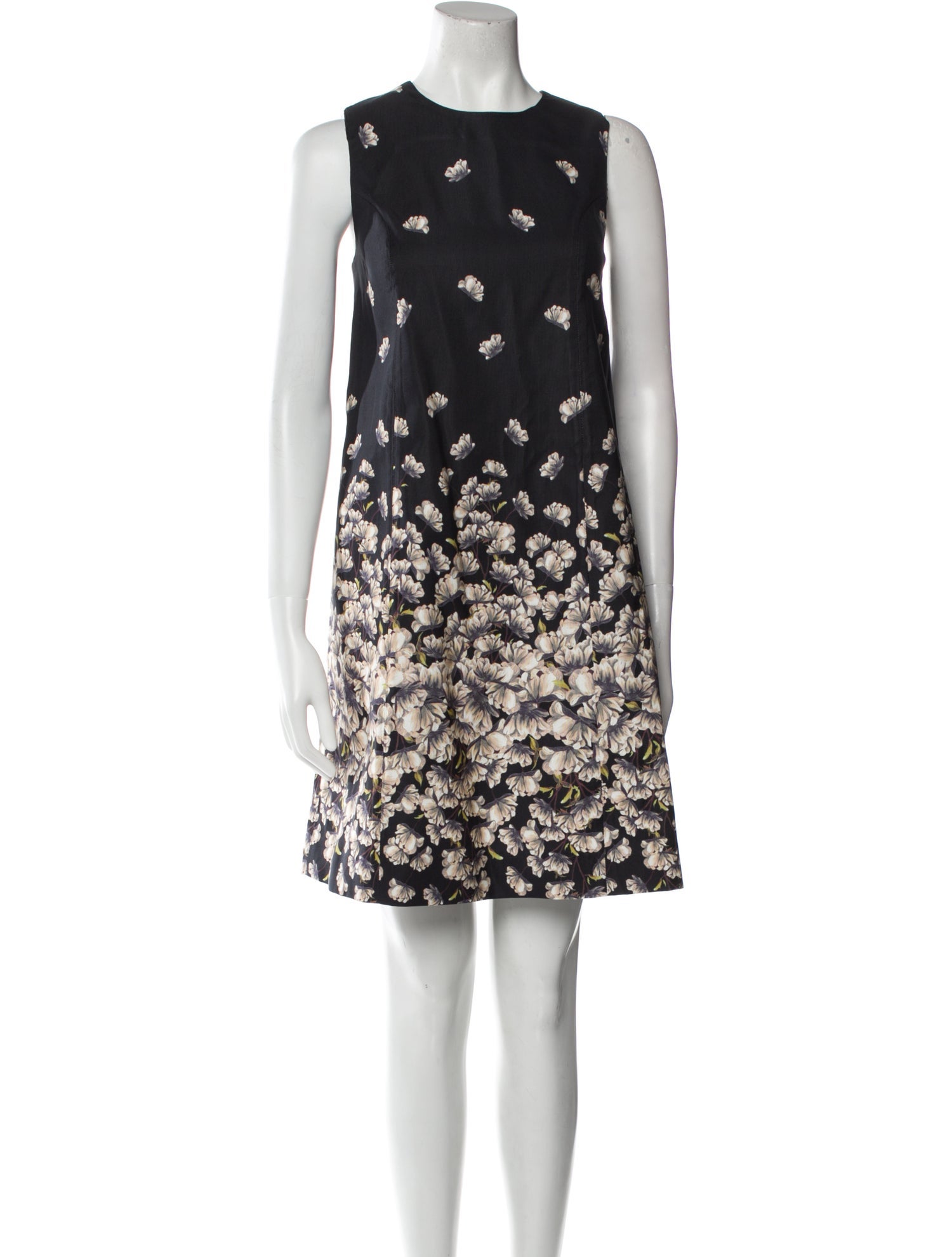 Suno Floral Print Mini Dress - Blue Dresses, Clothing - SUN31948 | The ...