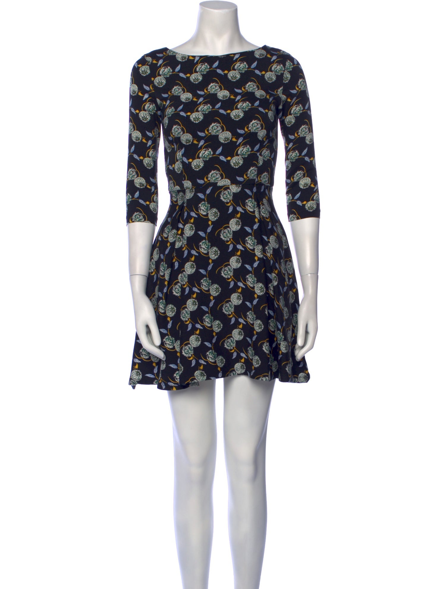 Suno Printed Mini Dress - Black Dresses, Clothing - SUN32293 | The RealReal