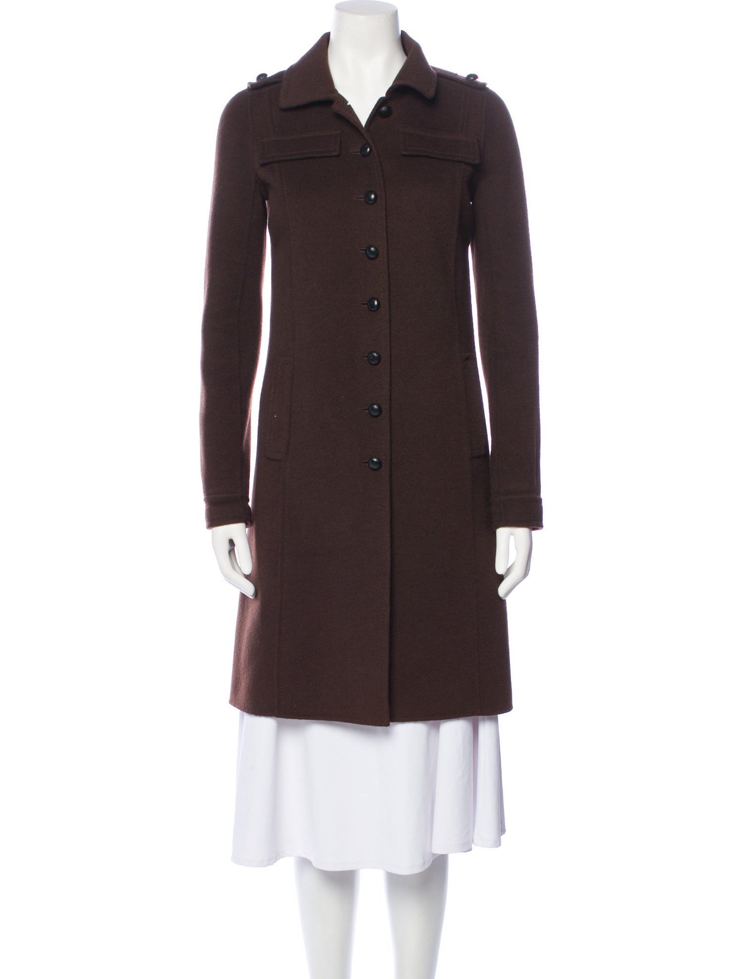 Suno Wool Coat - Brown Coats, Clothing - SUN32372 | The RealReal