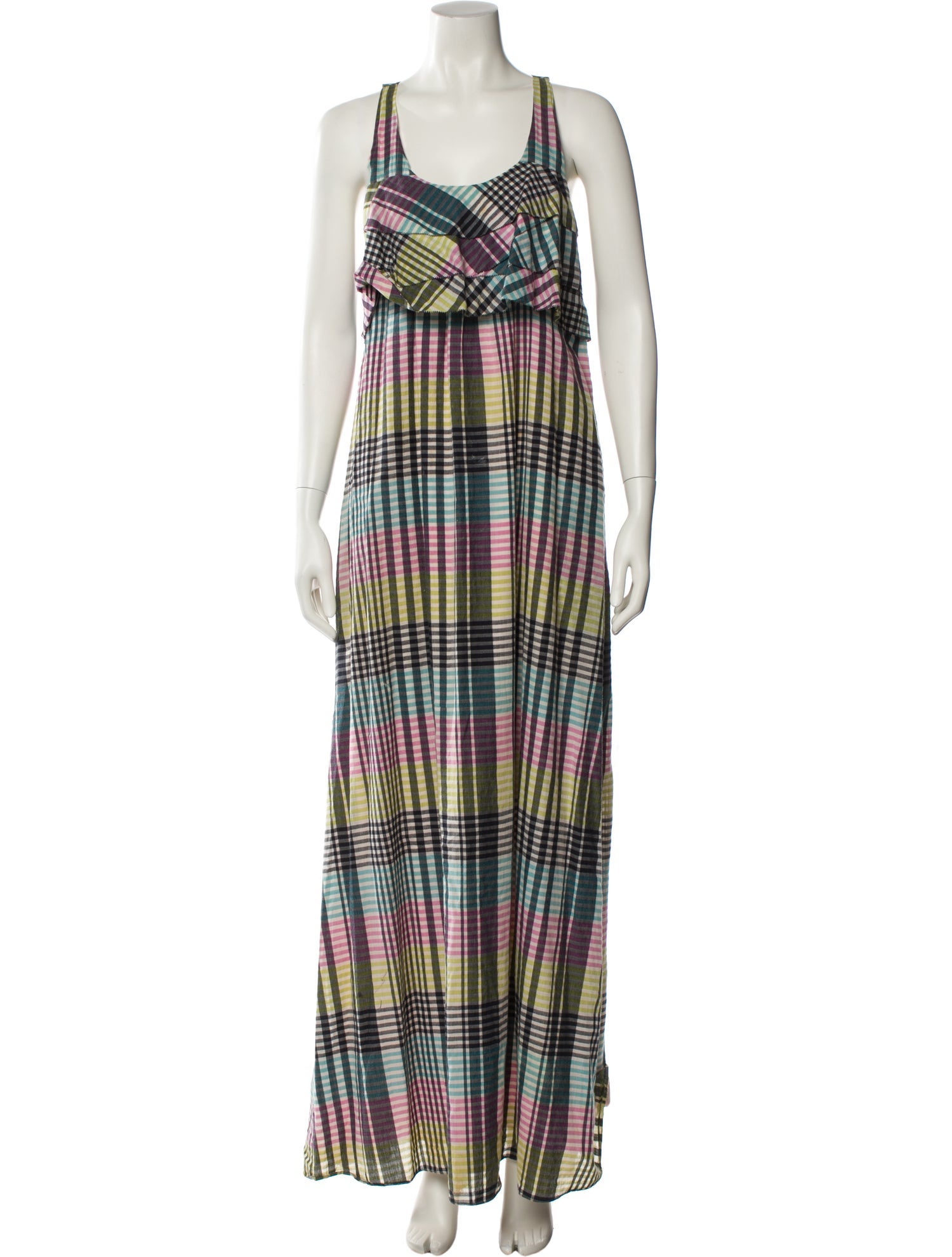 Suno Plaid Print Long Dress - Dresses, Clothing - SUN33853 | The RealReal