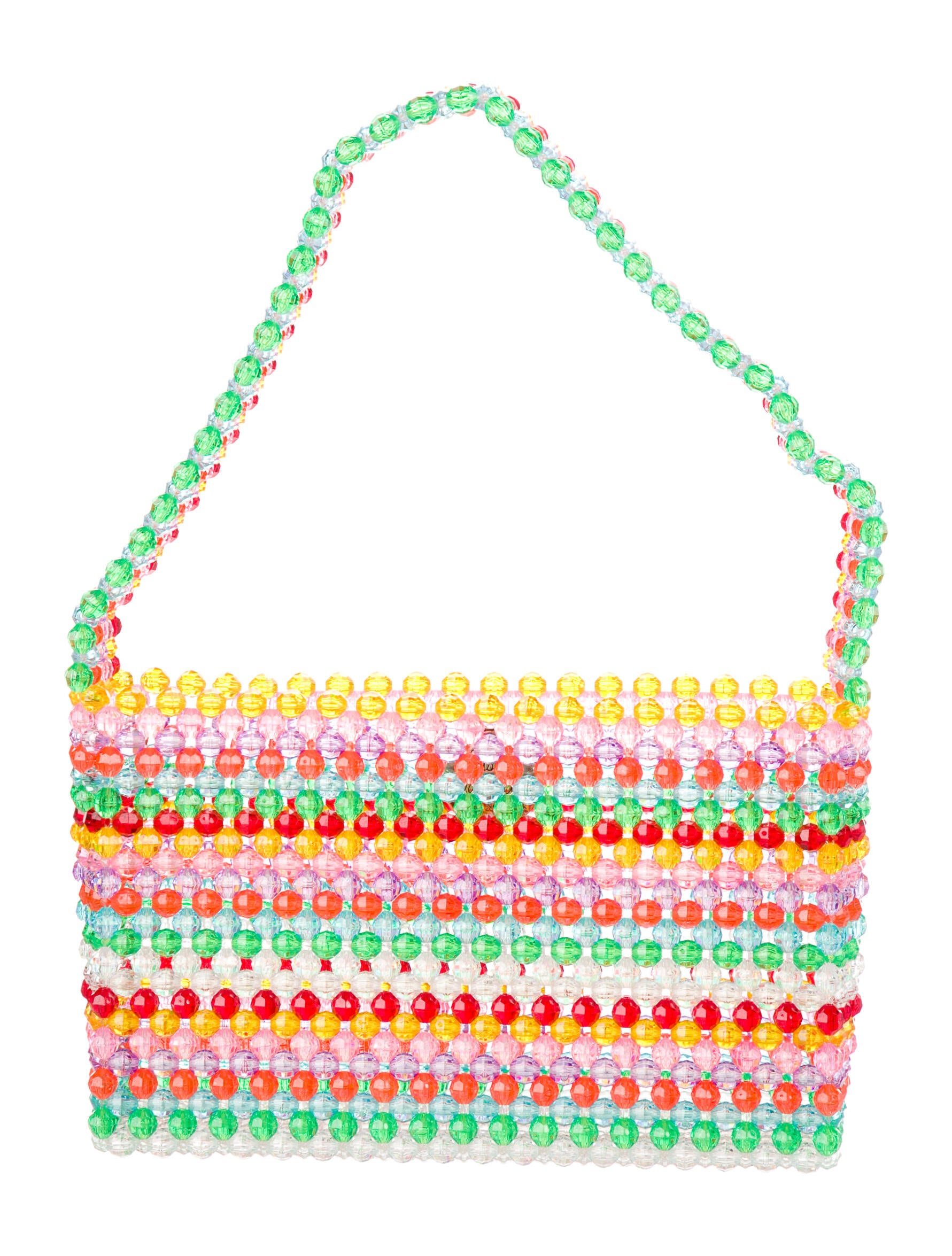 Susan Alexandra Beaded Shoulder Bag - Green Shoulder Bags, Handbags ...