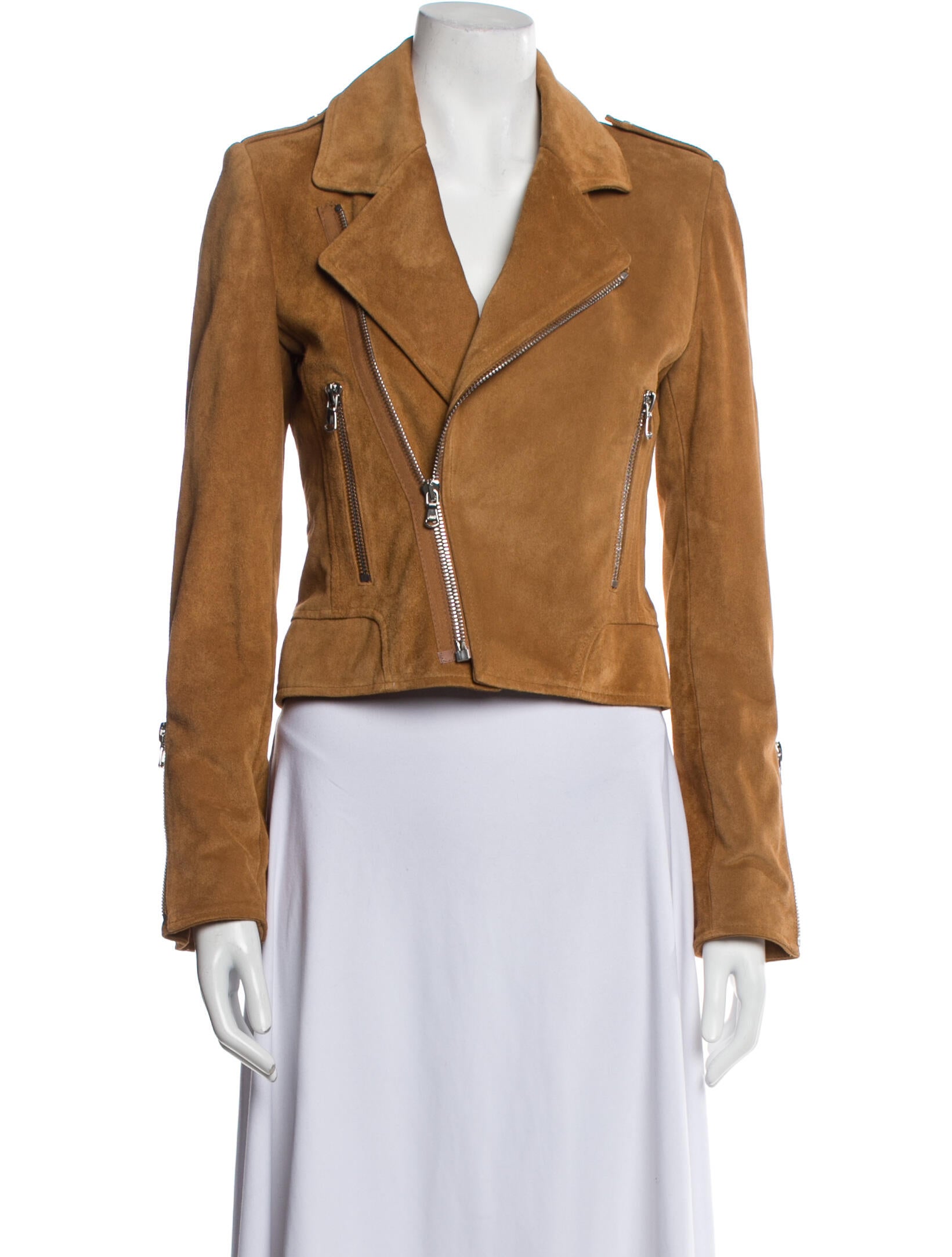 Susan Bender Leather Biker Jacket w/ Tags - Brown Jackets, Clothing ...
