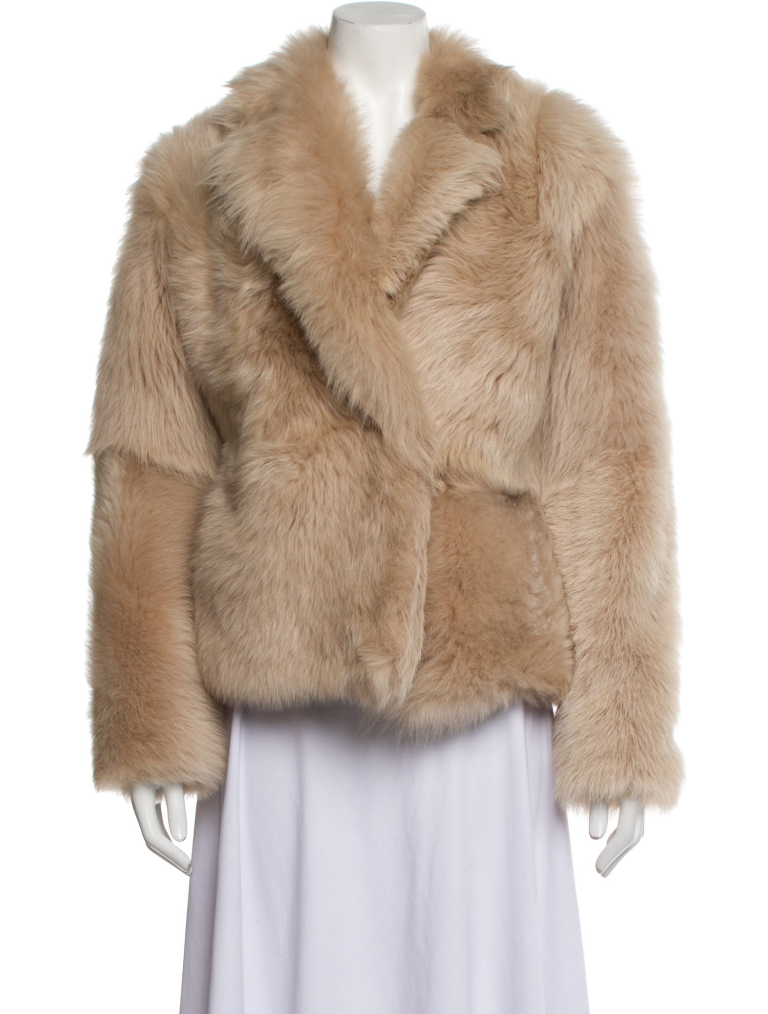 Susan Bender Shearling Fur Jacket - Neutrals Jackets, Clothing ...