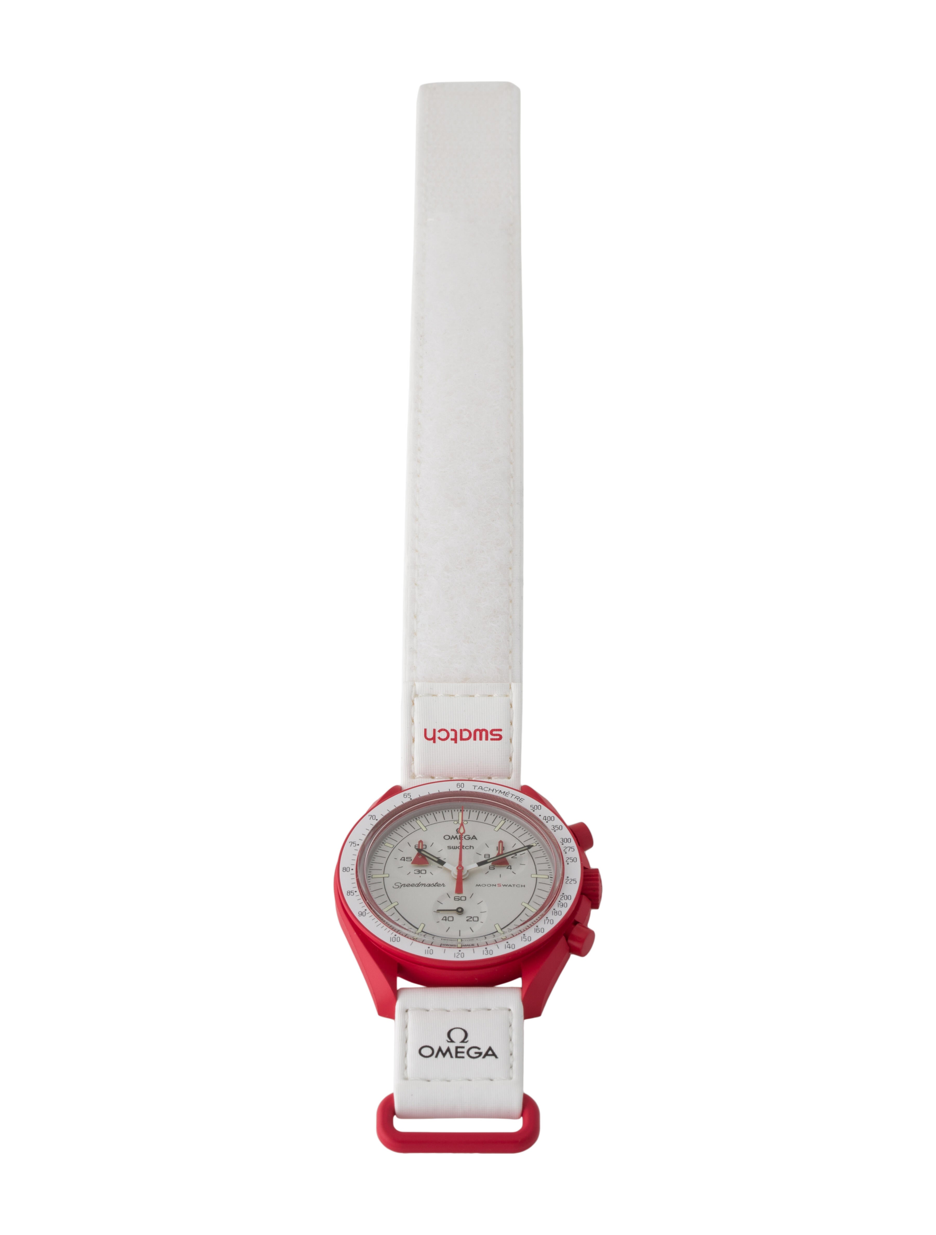 Omega x Swatch Bioceramic MoonSwatch Mission to Mars Watch - SO33R100 ...