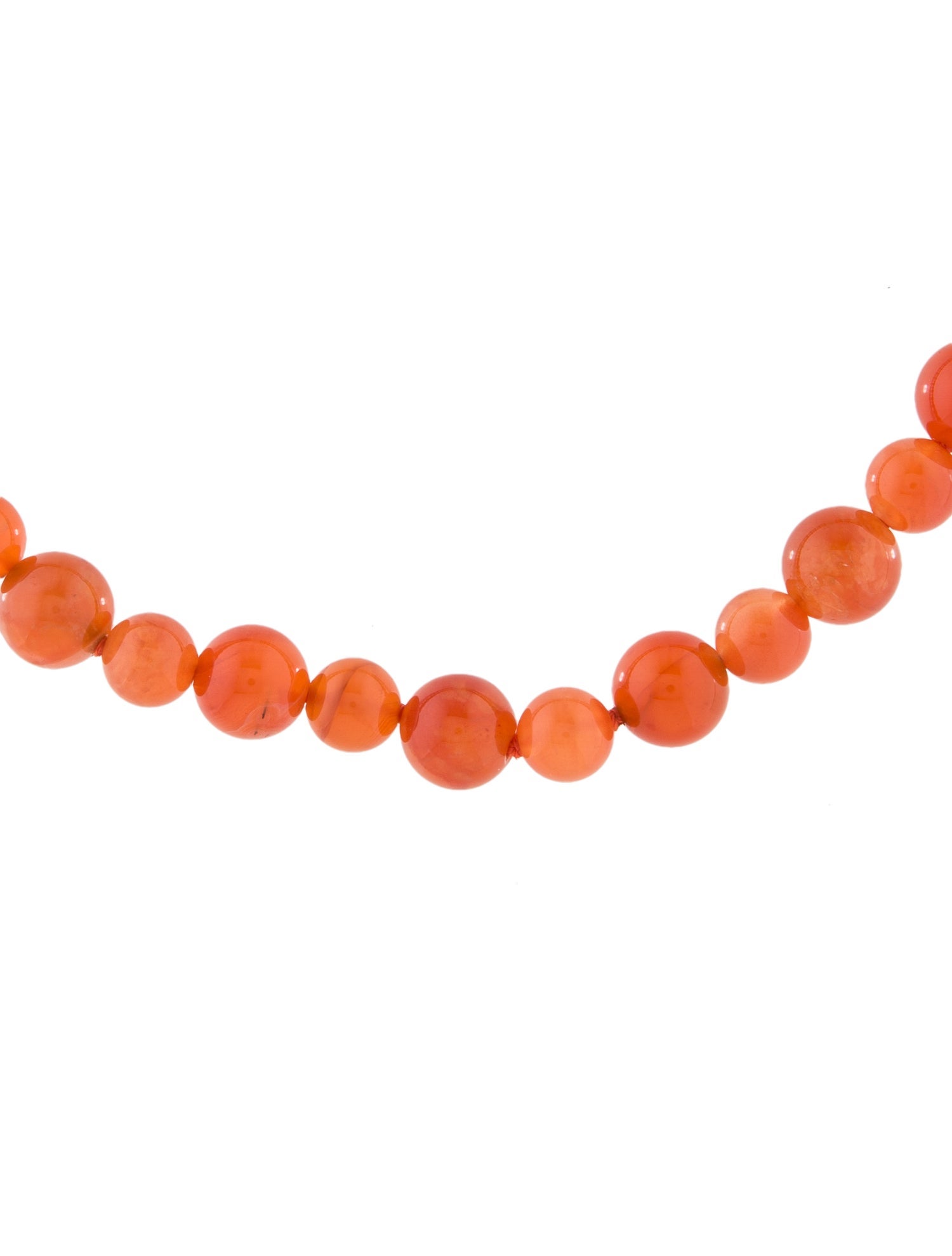 Syna 18K Carnelian Beaded Chain Necklace - Bead Strand, Necklaces ...