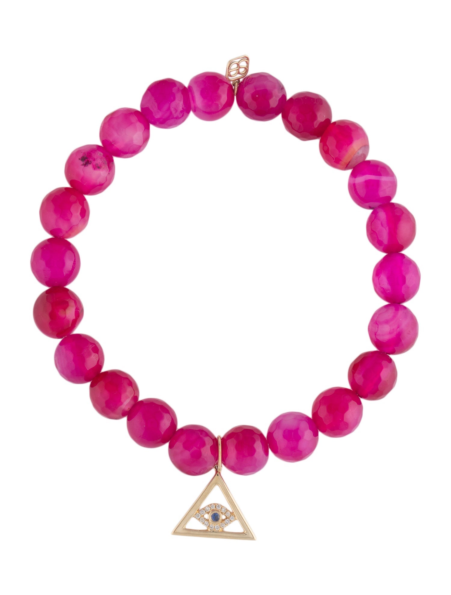 Sydney Evan 14K Dyed Agate, Sapphire & Diamond Bead Bracelet - 14K Yellow Gold Bead, Bracelets ...