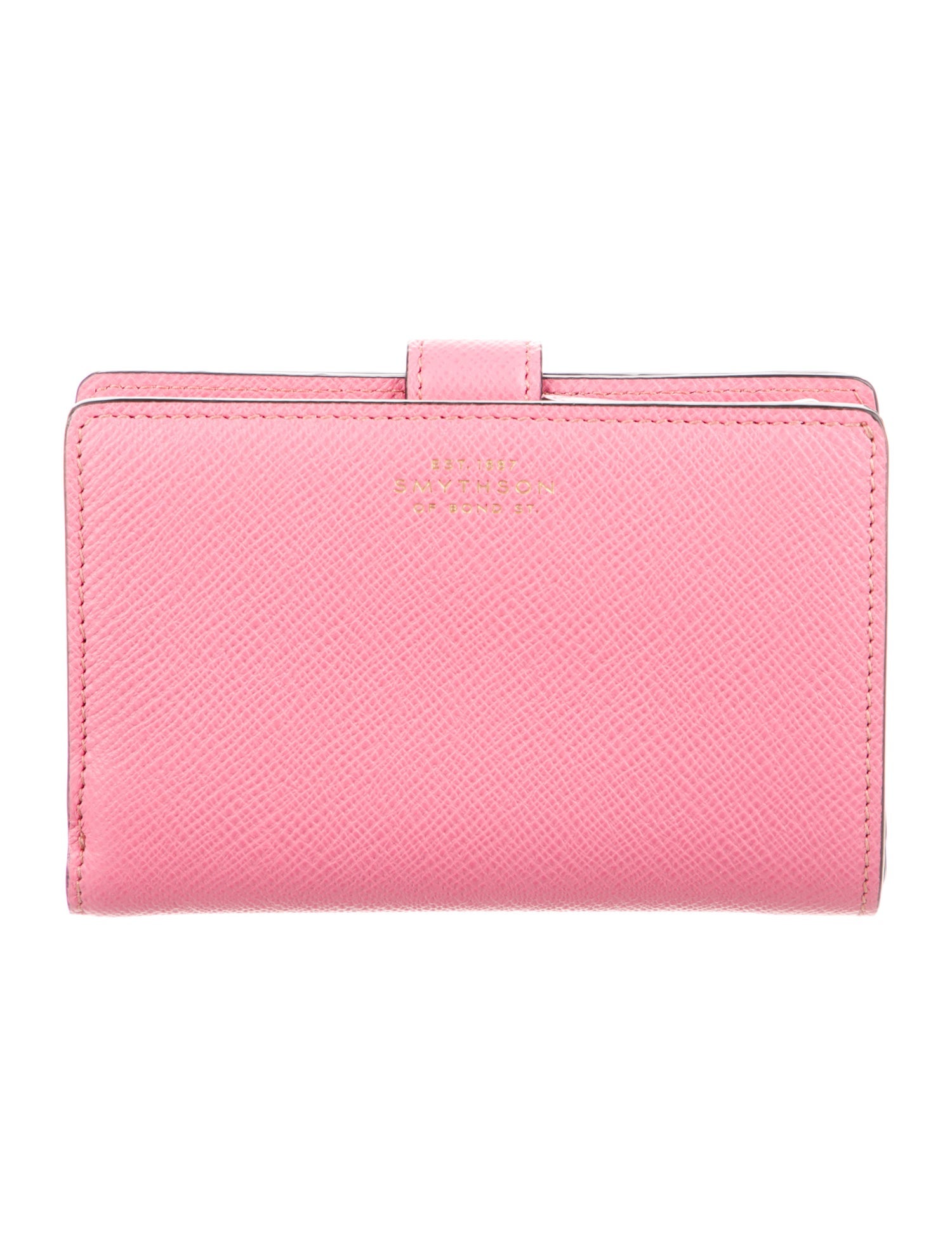 Smythson Leather Compact Wallet - Pink Wallets, Accessories - SYN26416 ...