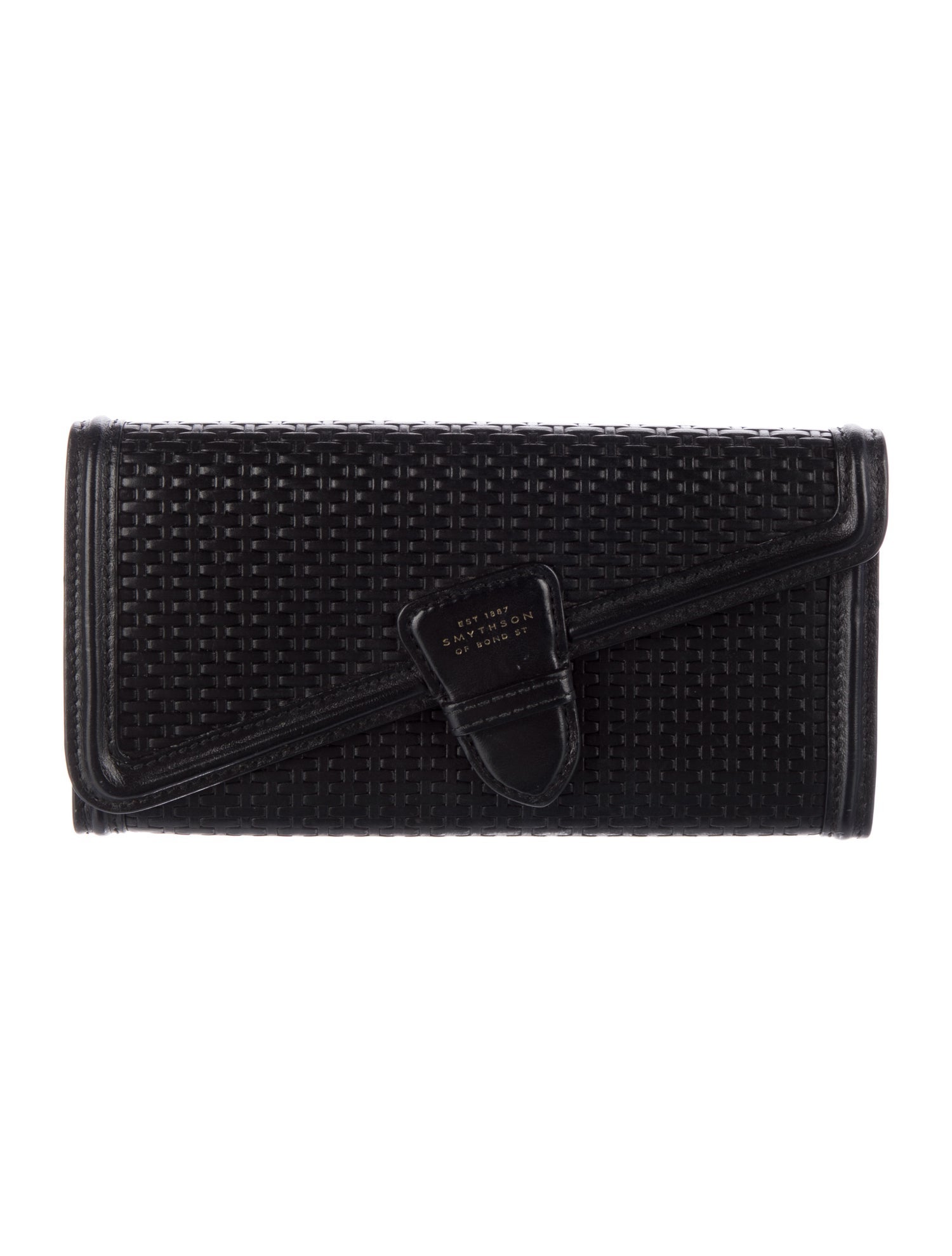 Smythson Leather Continental Wallet - Black Wallets, Accessories ...