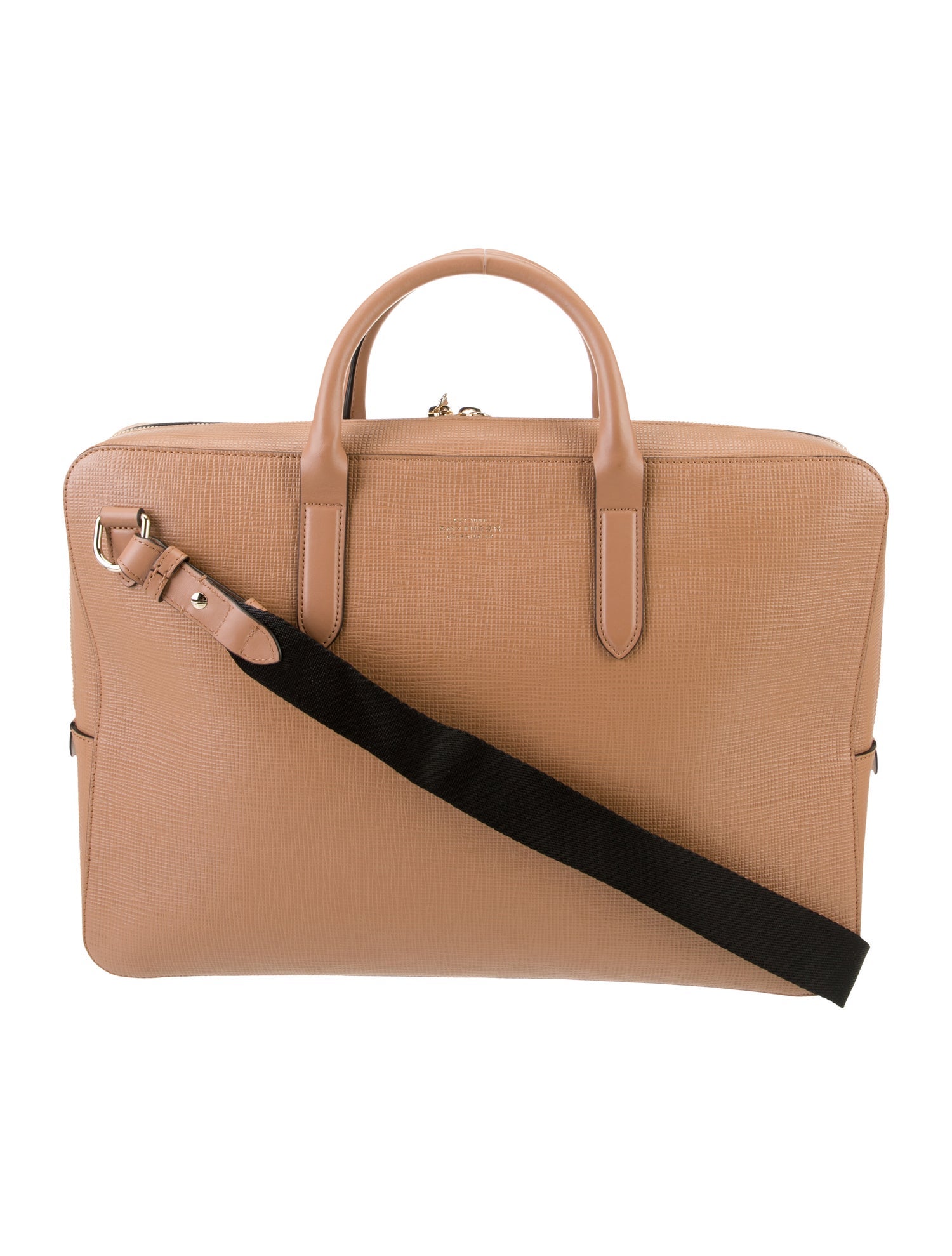 Smythson Leather Briefcase - Brown Briefcases, Bags - SYN26796 | The ...