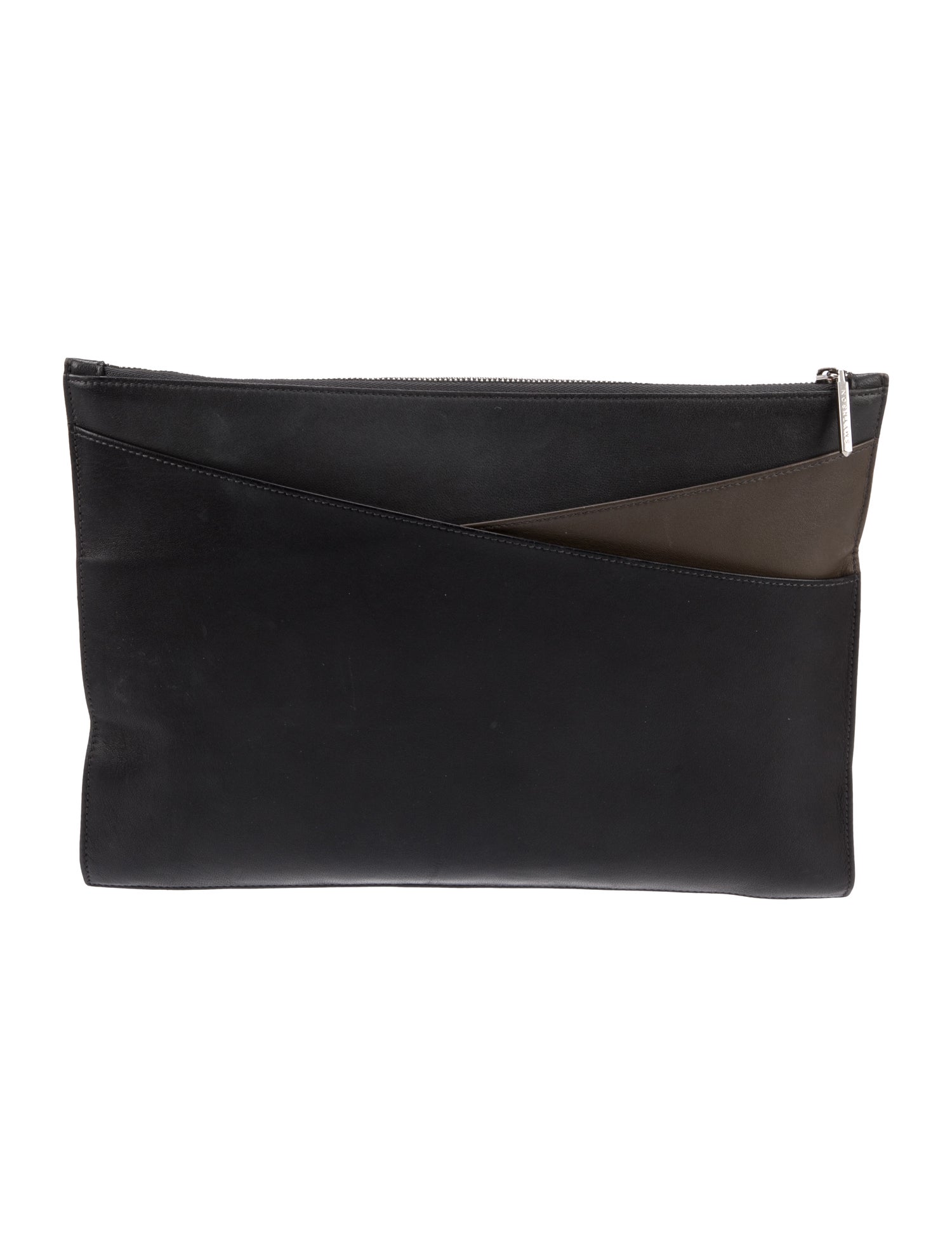 Smythson Leather Clutch - Black Portfolios & Pouches, Bags - SYN27008 ...