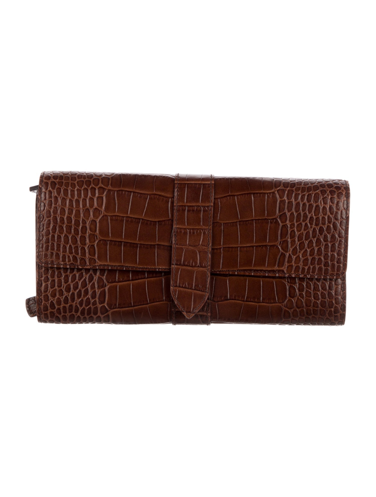 Smythson Leather Continental Wallet - Brown Wallets, Accessories ...