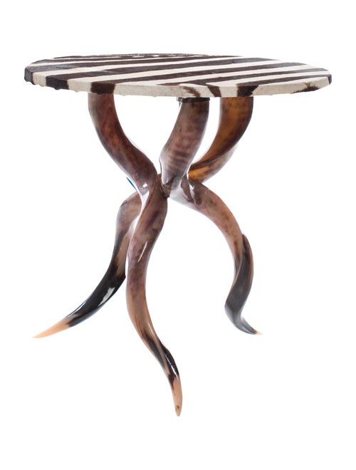 Table Zebra Side Table - Furniture - TABLE20004 | The RealReal