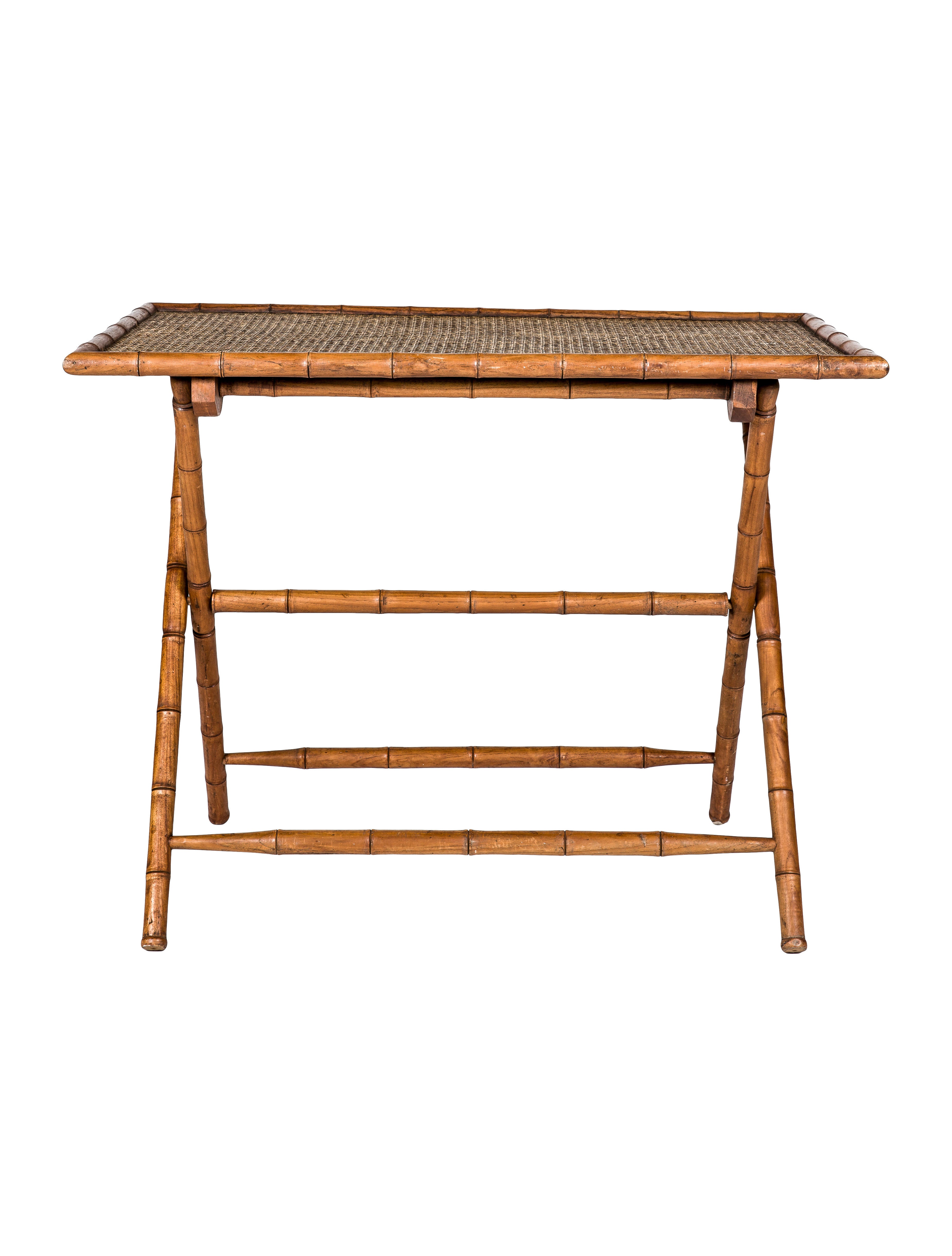 Table Bamboo Folding Table - Brown Tables, Furniture - TABLE20041 | The ...