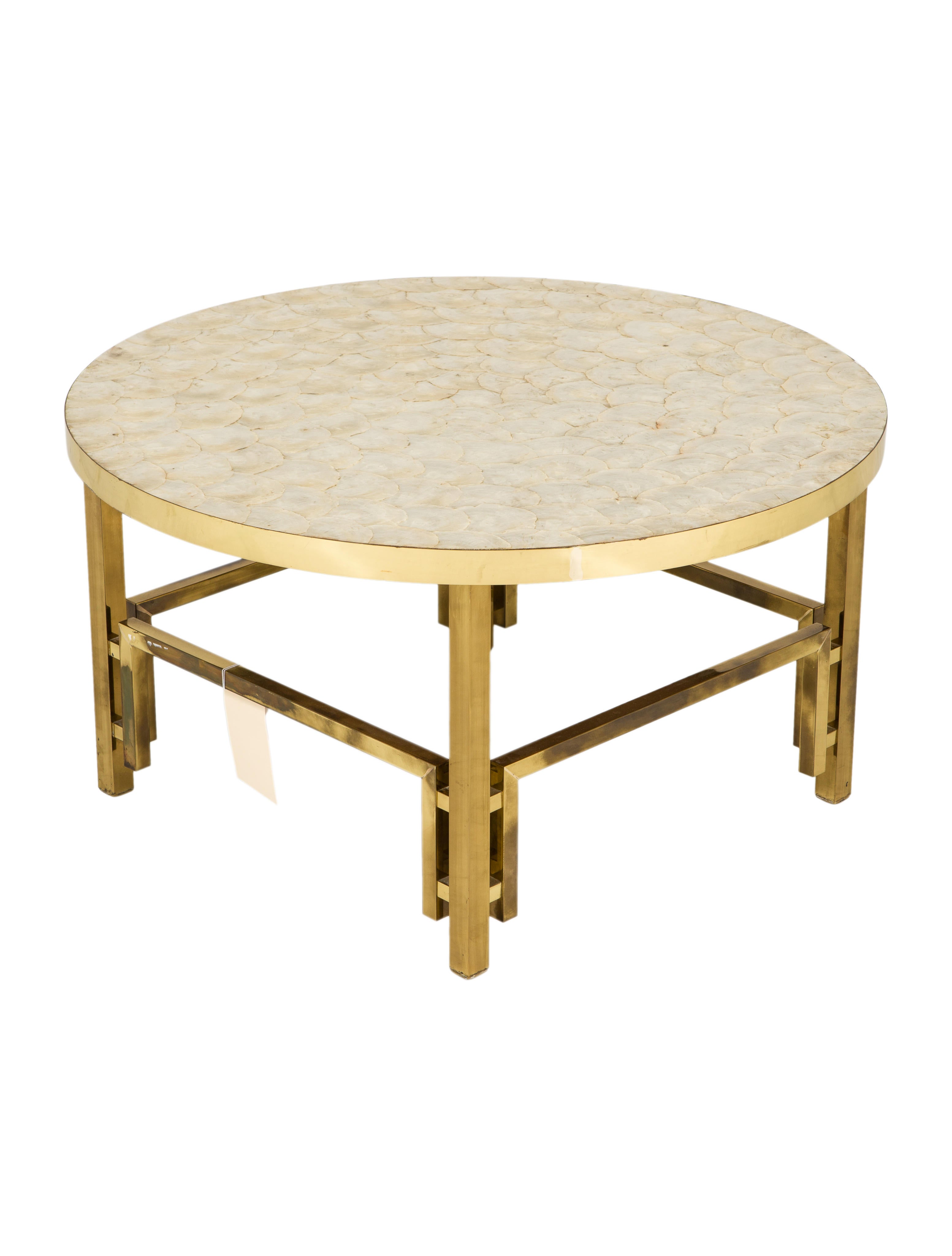 Table Vintage Shell Side Table - Neutrals Tables, Furniture ...
