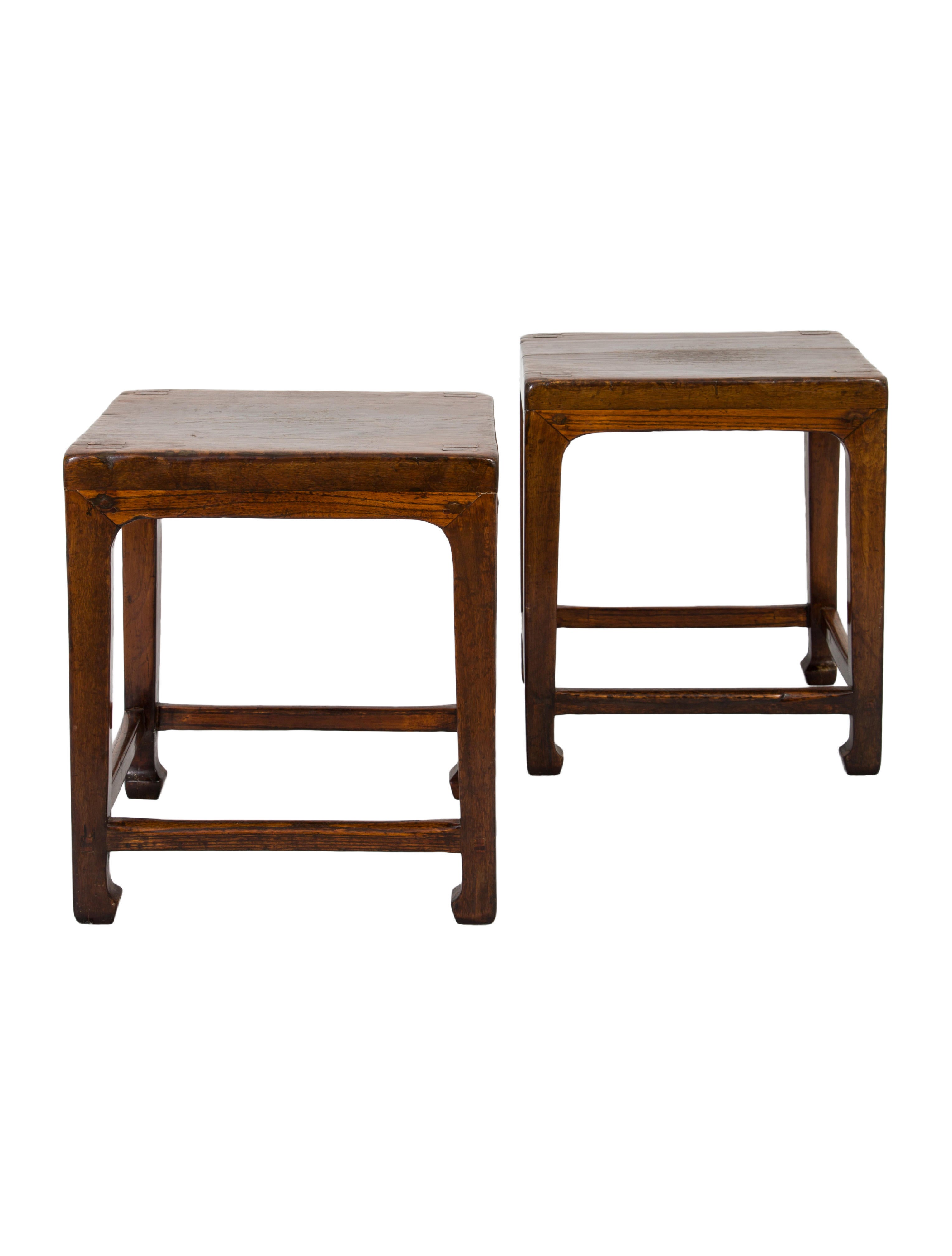 Table Chinese-Style Side Tables - Brown Tables, Furniture - TABLE20261 ...