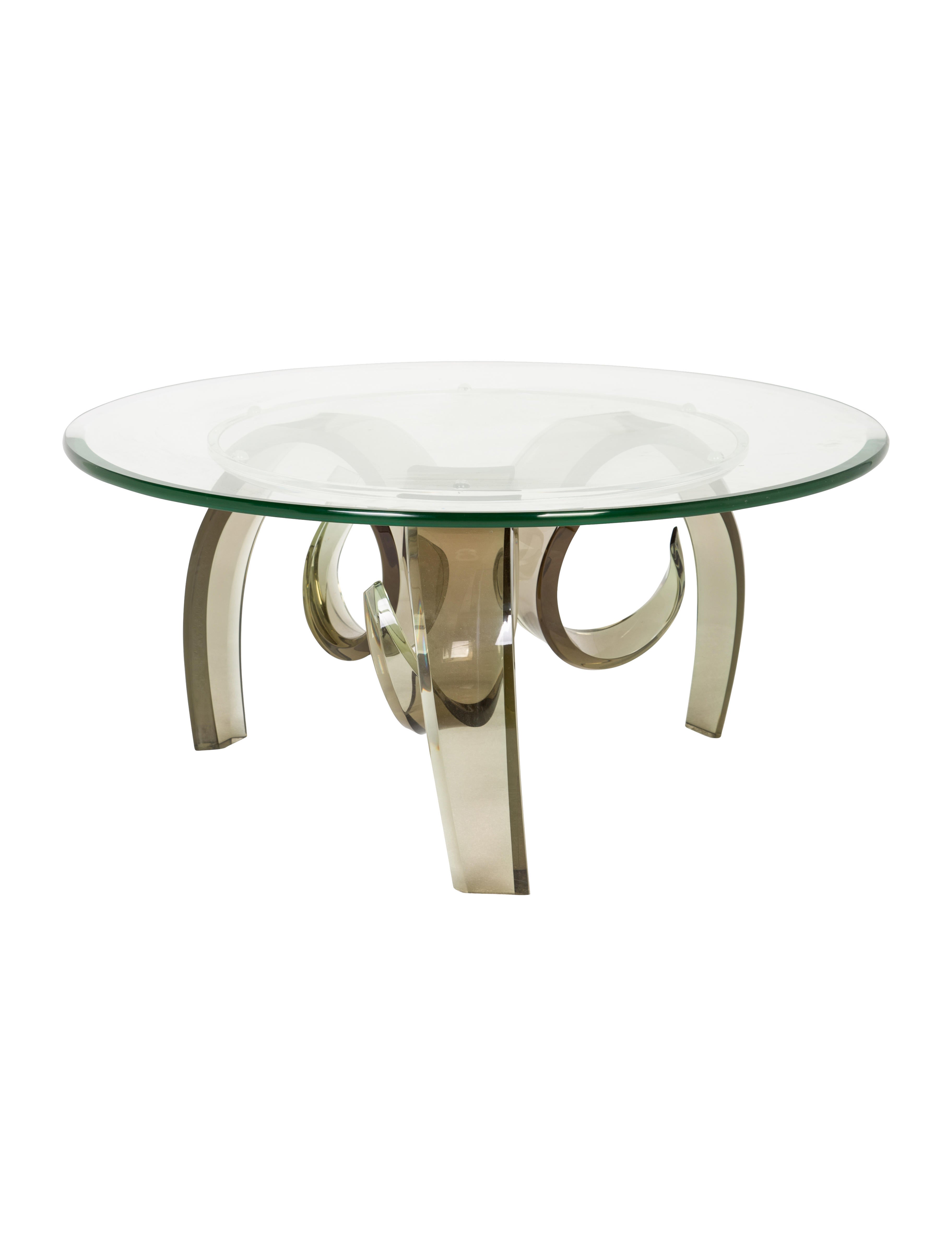 Table Haziza Cocktail Table - Clear Tables, Furniture - TABLE20355 ...