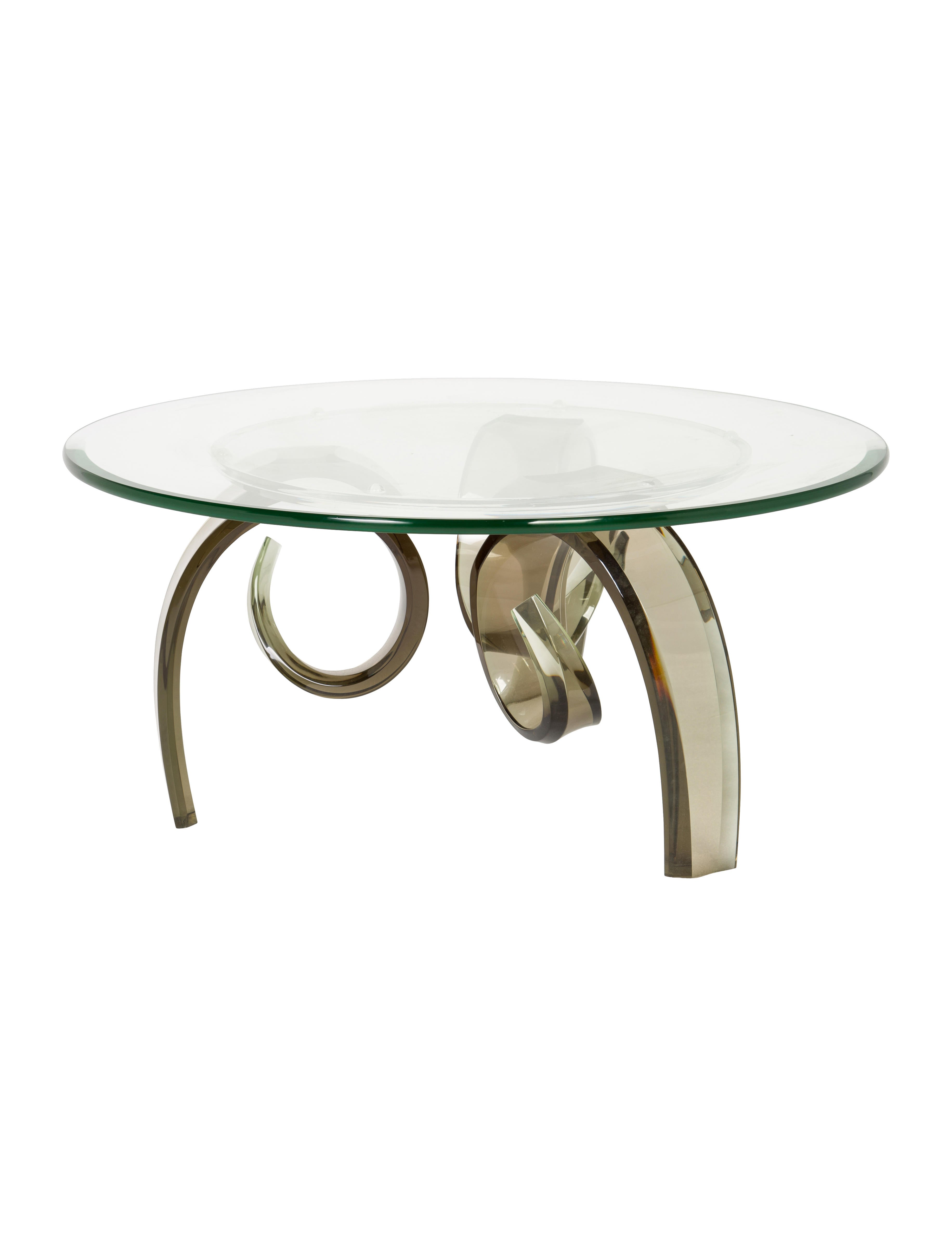 Table Haziza Cocktail Table - Clear Tables, Furniture - TABLE20355 ...
