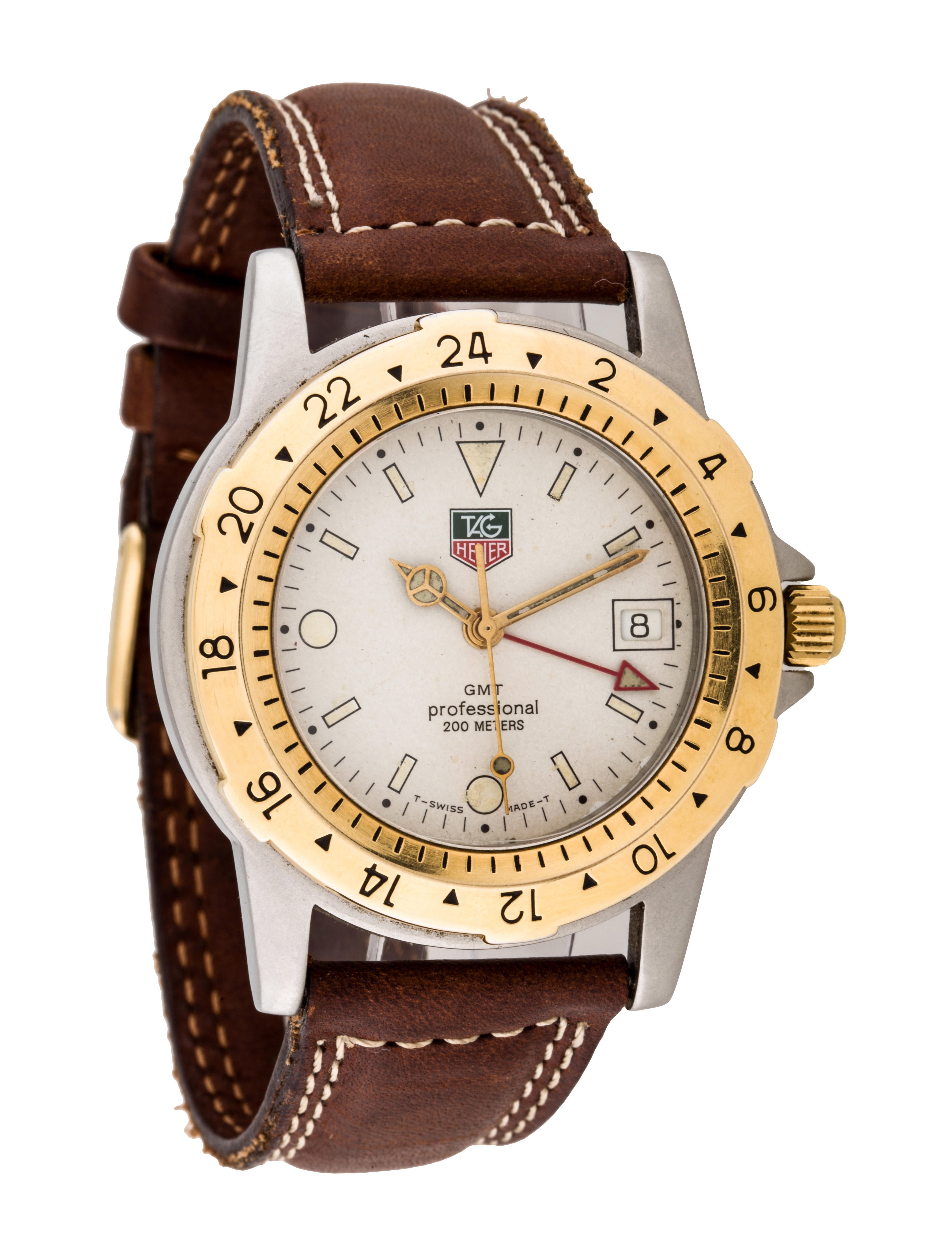 Tag Heuer 1500 Series GMT Professional Watch - 18K Yellow Gold-Plated ...