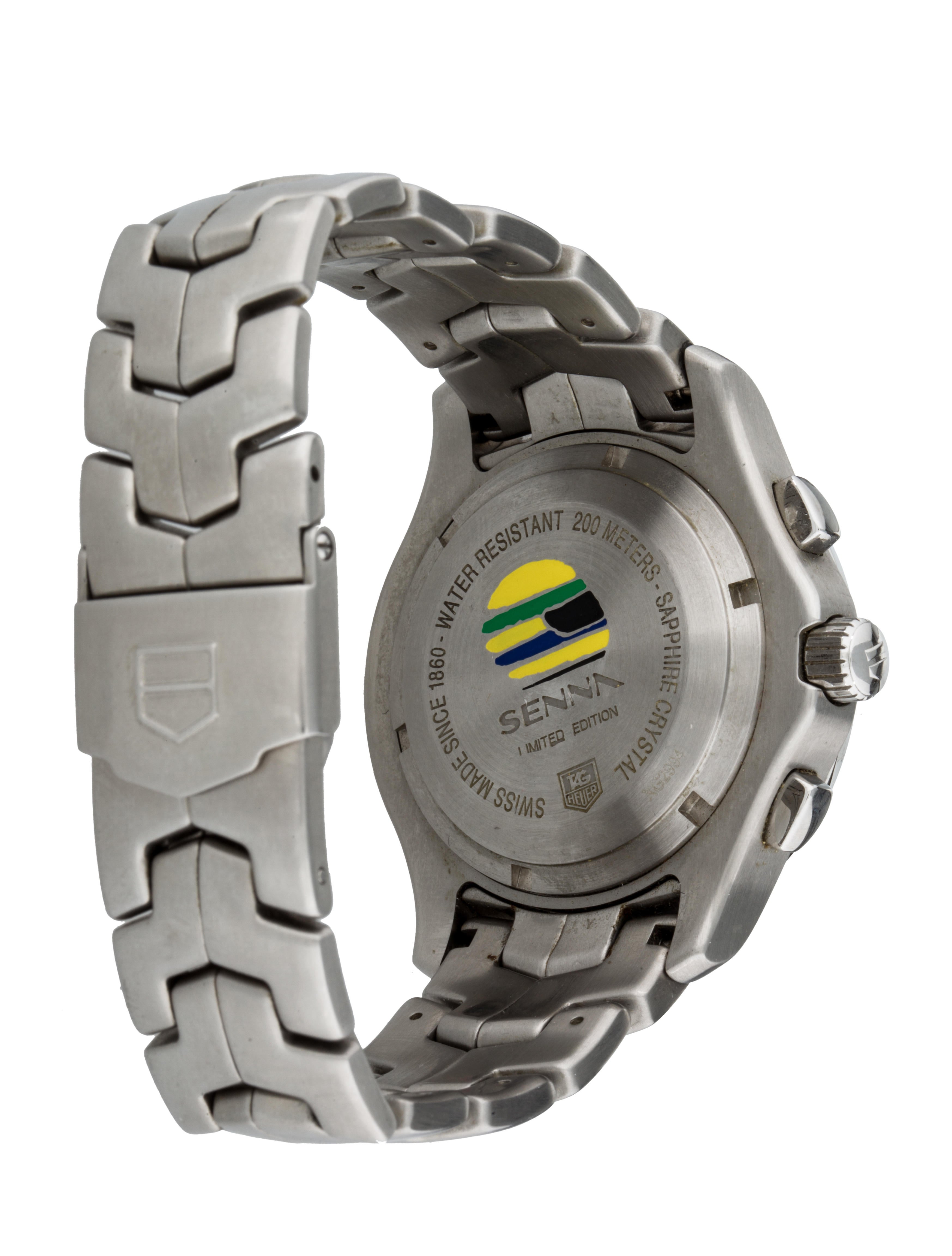 Tag Heuer Link Ayrton Senna Limited Edition Watch - Bracelet - TAG20394 ...