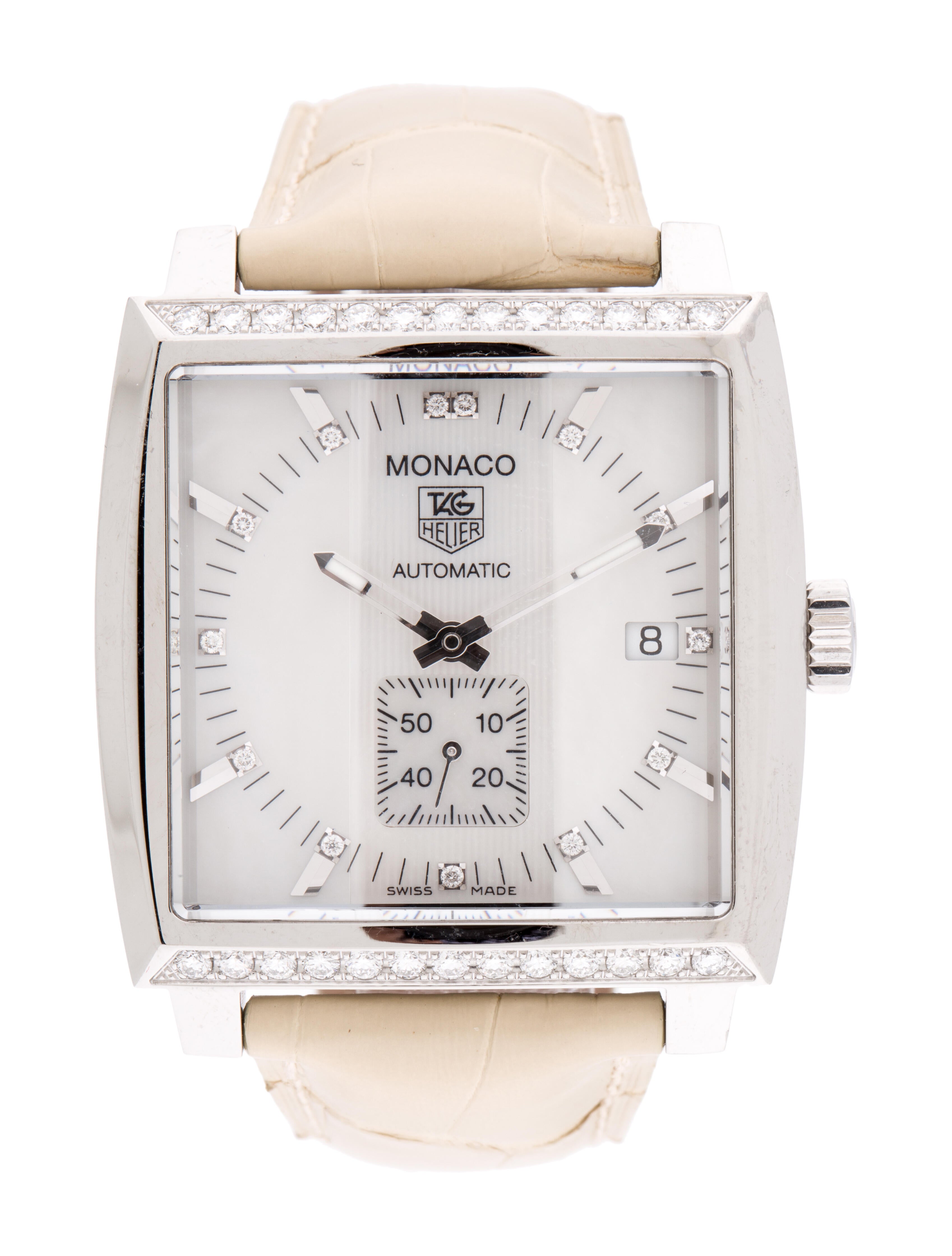 Tag Heuer Monaco Watch - White - TAG24698 | The RealReal