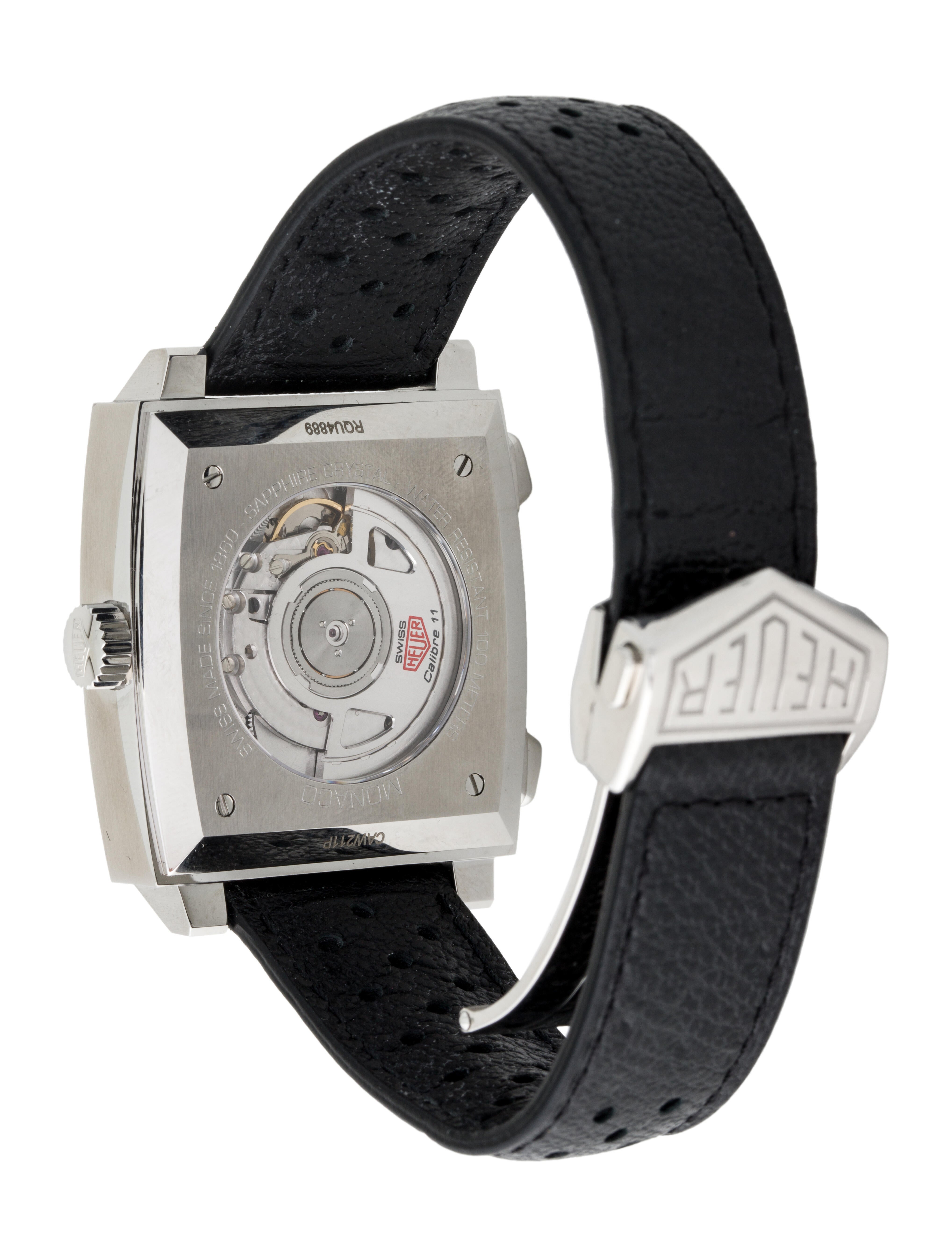 Tag Heuer Monaco Watch - CAW211P.FC6356 | The RealReal